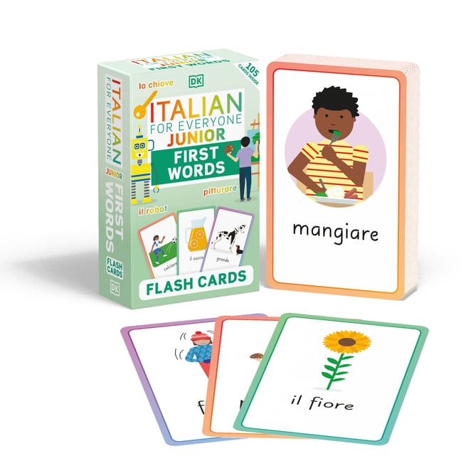 Italian for Everyone Junior First Words Flash Cards (Cards) - Walmart.com
