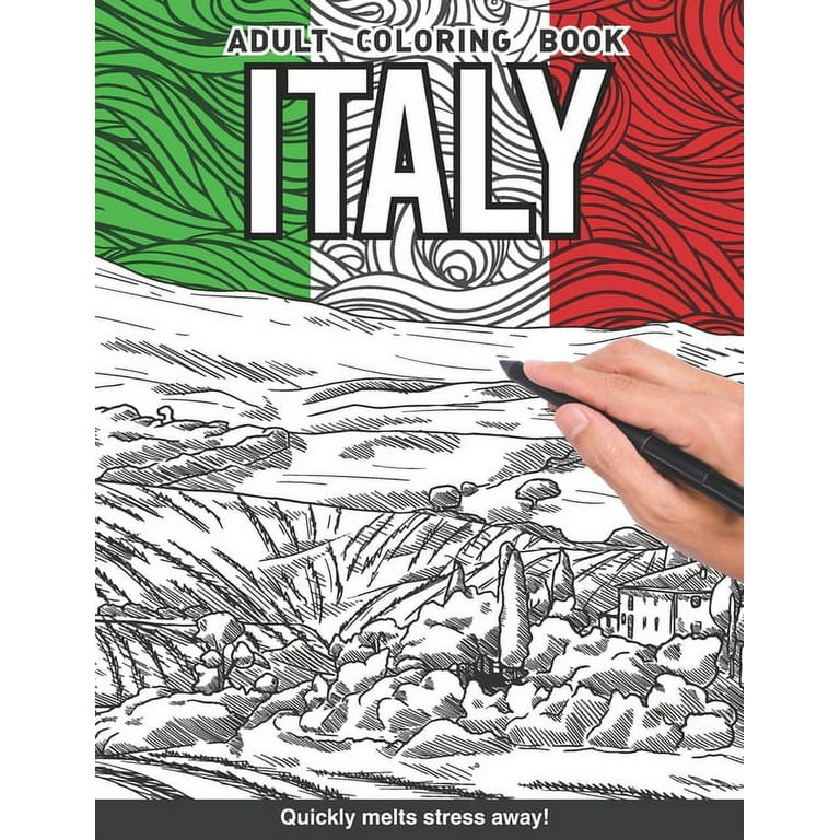 coloring book italy