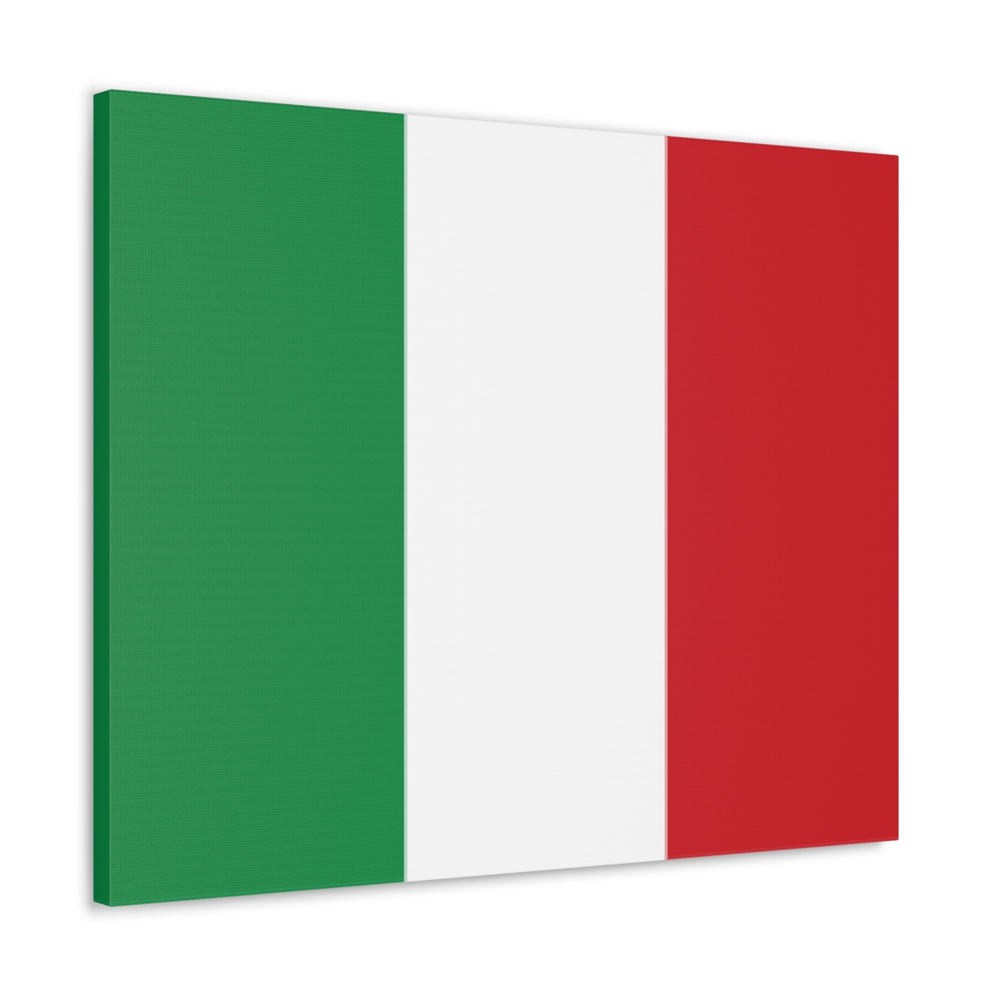 Italy Country Flag Canvas Vibrant Wall Art Unframed Home Decor ...