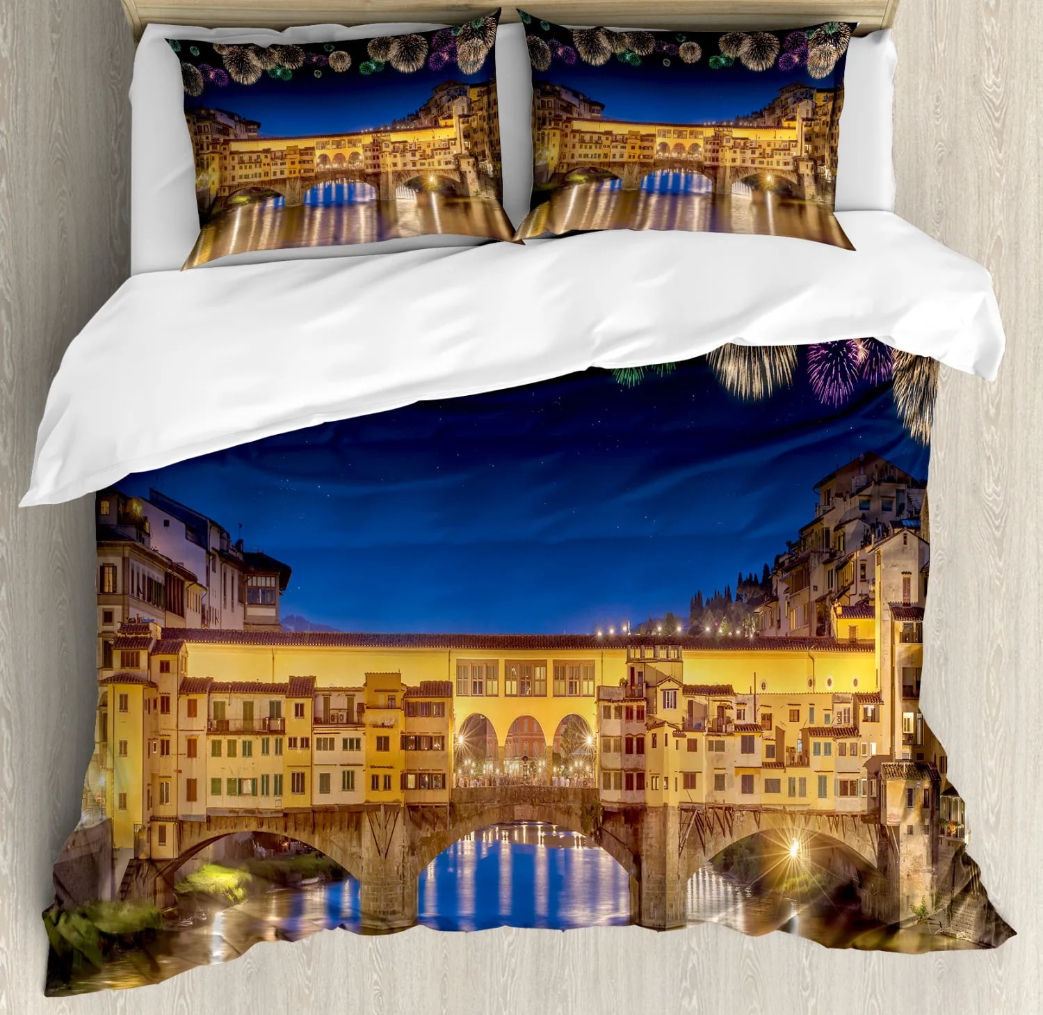 Italy Duvet Cover KingFull Size For Kids Adult Microfiber Italian Rome ...