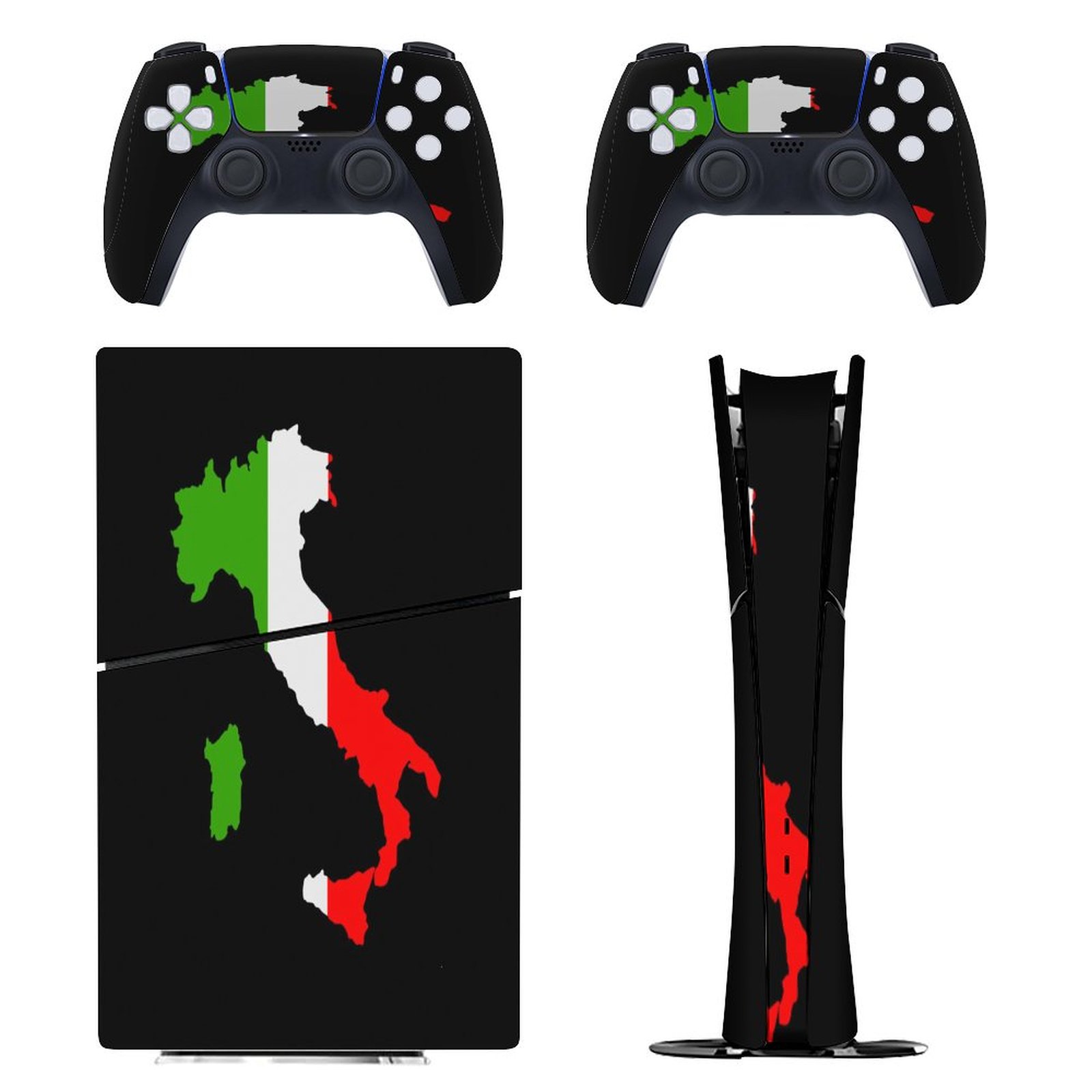 Italy Flag Map PS5/PS5 Pro/PS5 Slim Digital Disc Skin Sticker For ...
