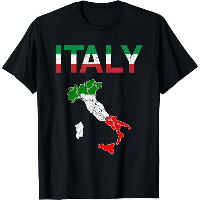 Italy Flag Vintage Italian Italia T-Shirt - Walmart.com