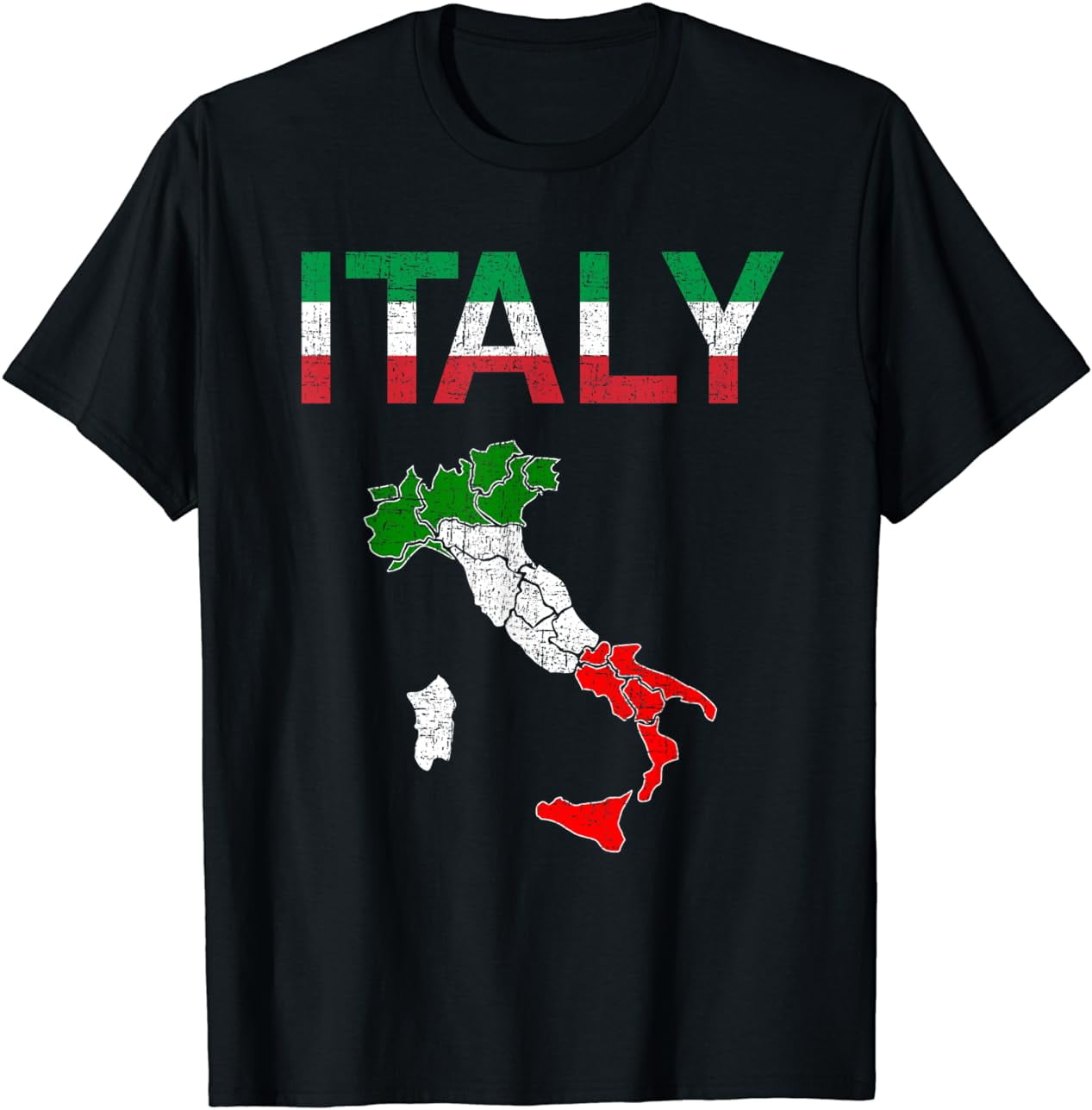 Italy Flag Vintage Italian Italia T-Shirt - Walmart.com