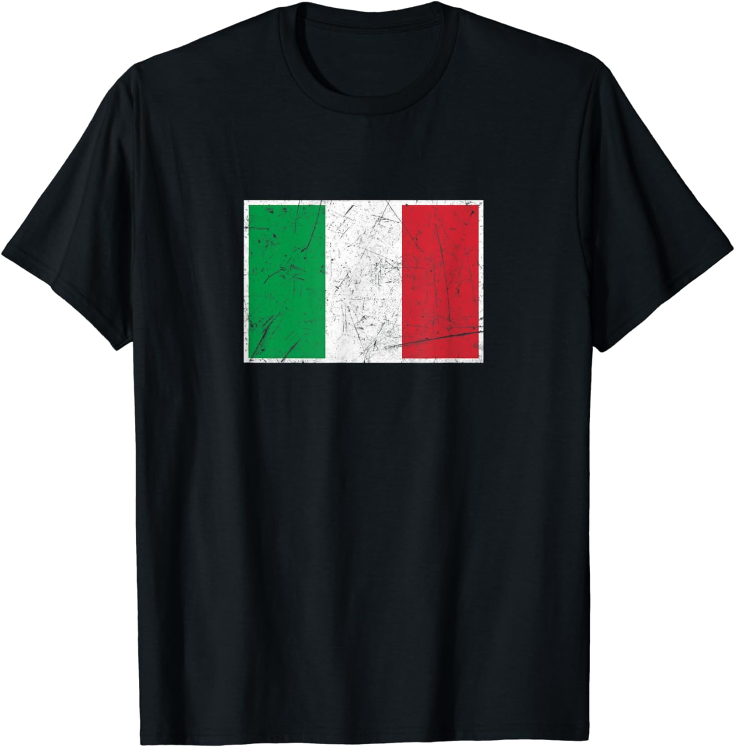Italy Flag with vintage Italian national colors italia T-Shirt ...
