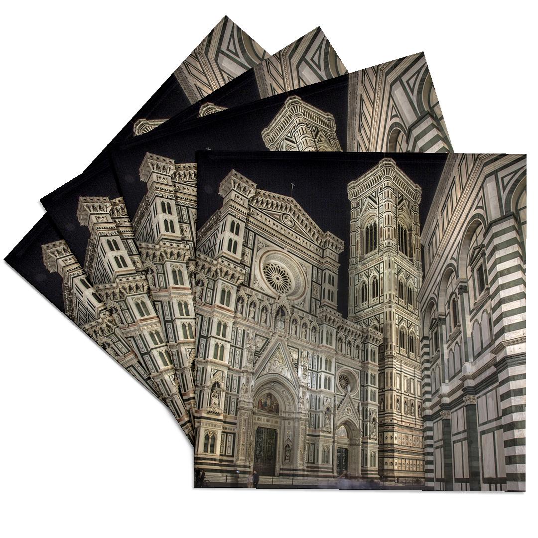 3drose, Italy, Florence. the Duomo, the Campanile, and the Baptistry at ...