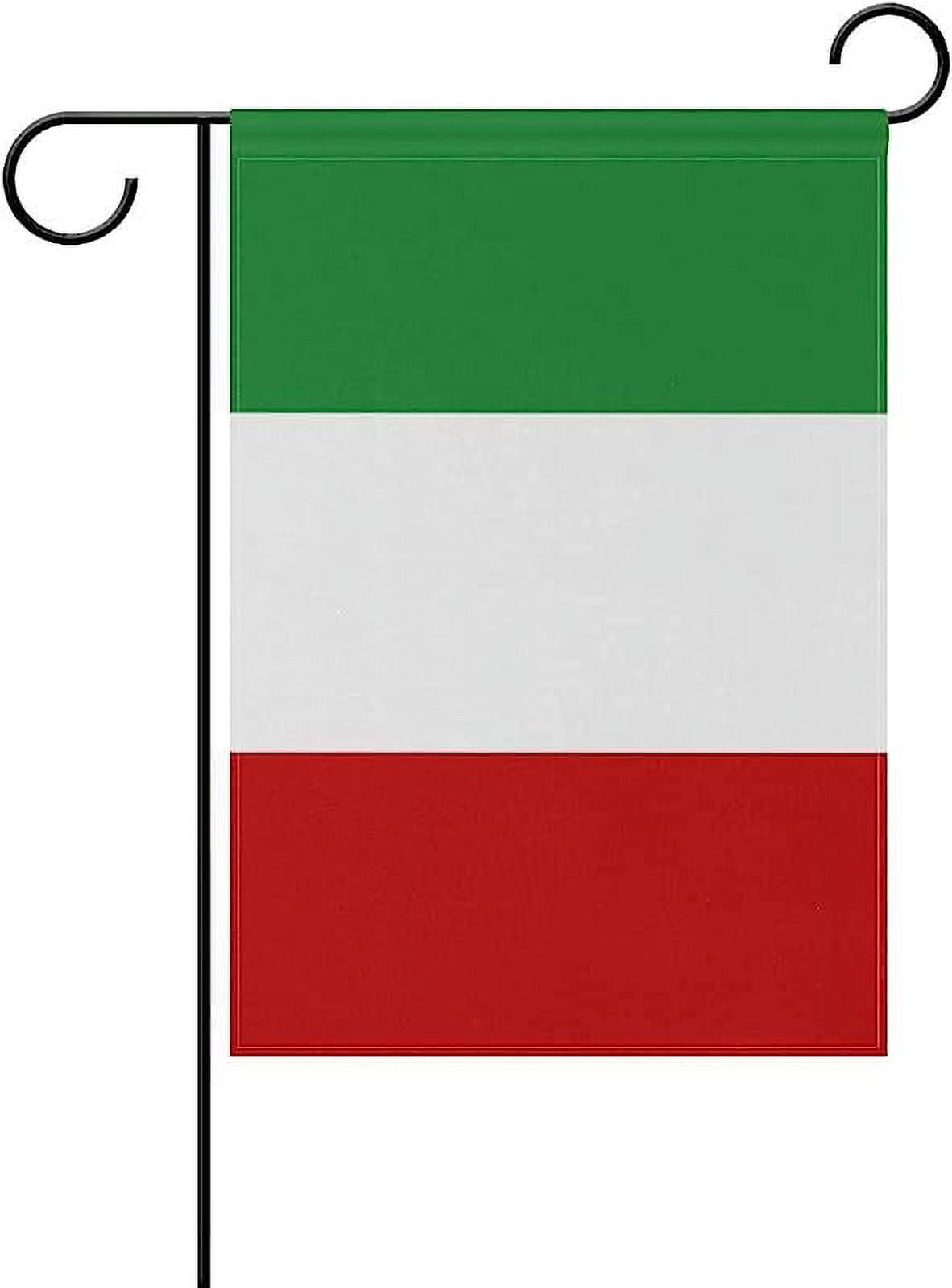 Italy Garden Flags 12 x 18 Inches Double Sided Vivid Color and Fade ...