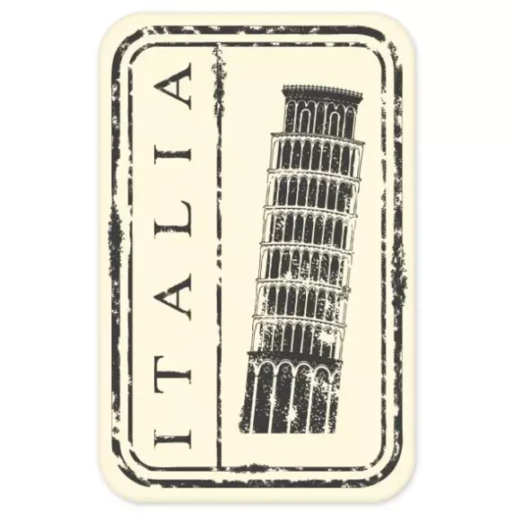 Italy Italia Travel Window Suitcase Sticker Phone Decal Water Bottle ...