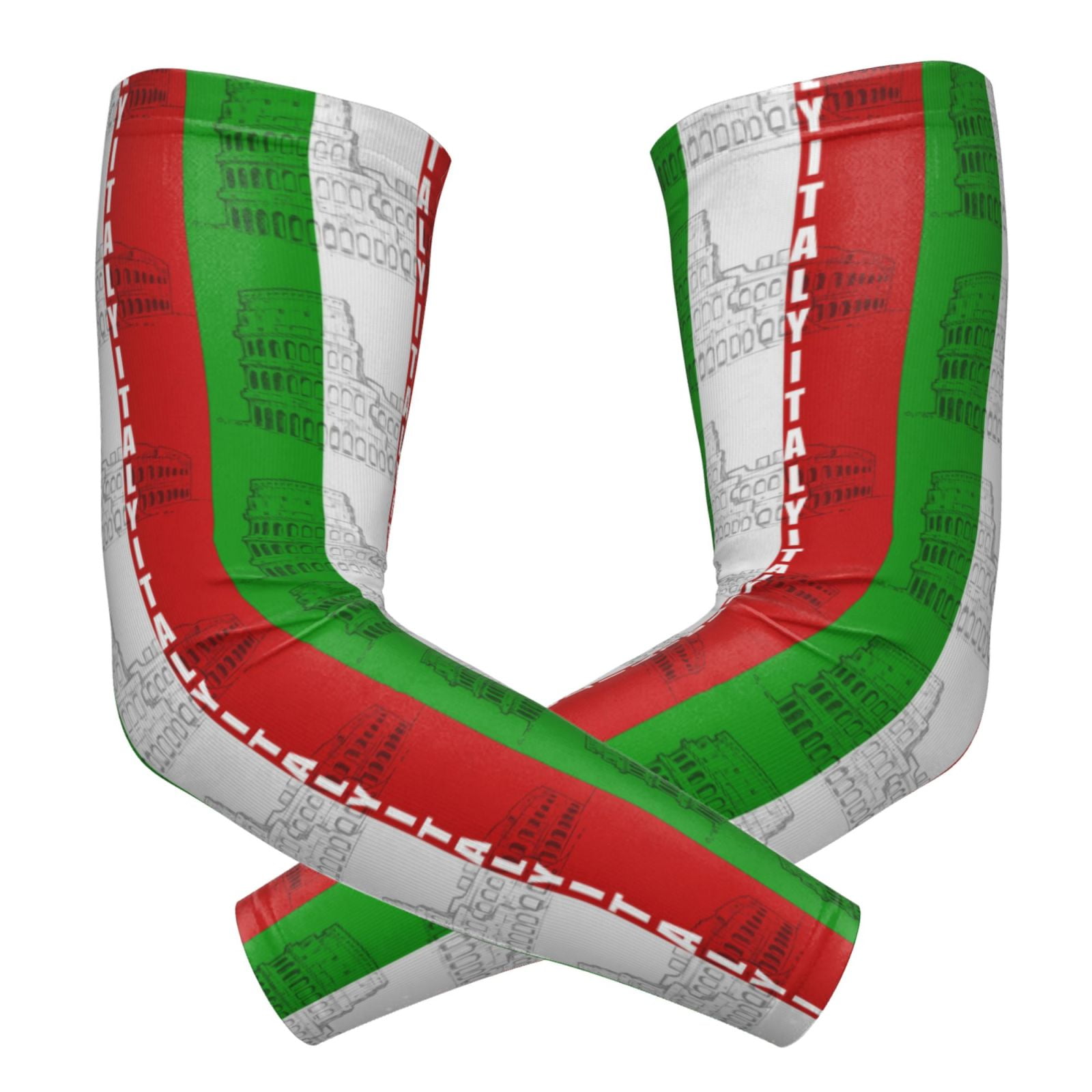 Italy Italian Flag Roman Arm Sleeves For Men Women Compression Sports ...