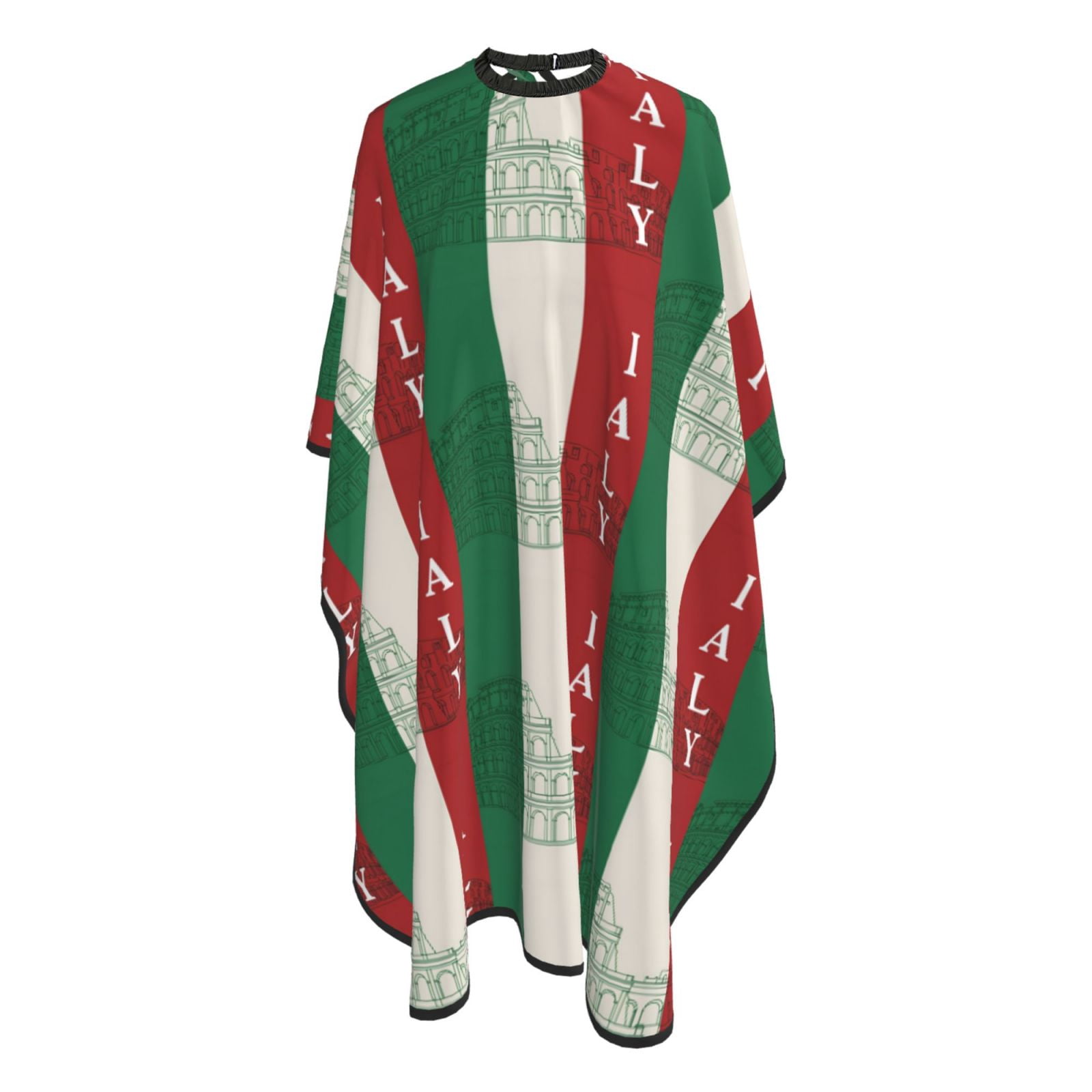 Italy Italian Flag Roman Barber Cape Adjustable Hair Cutting Salon Cape ...