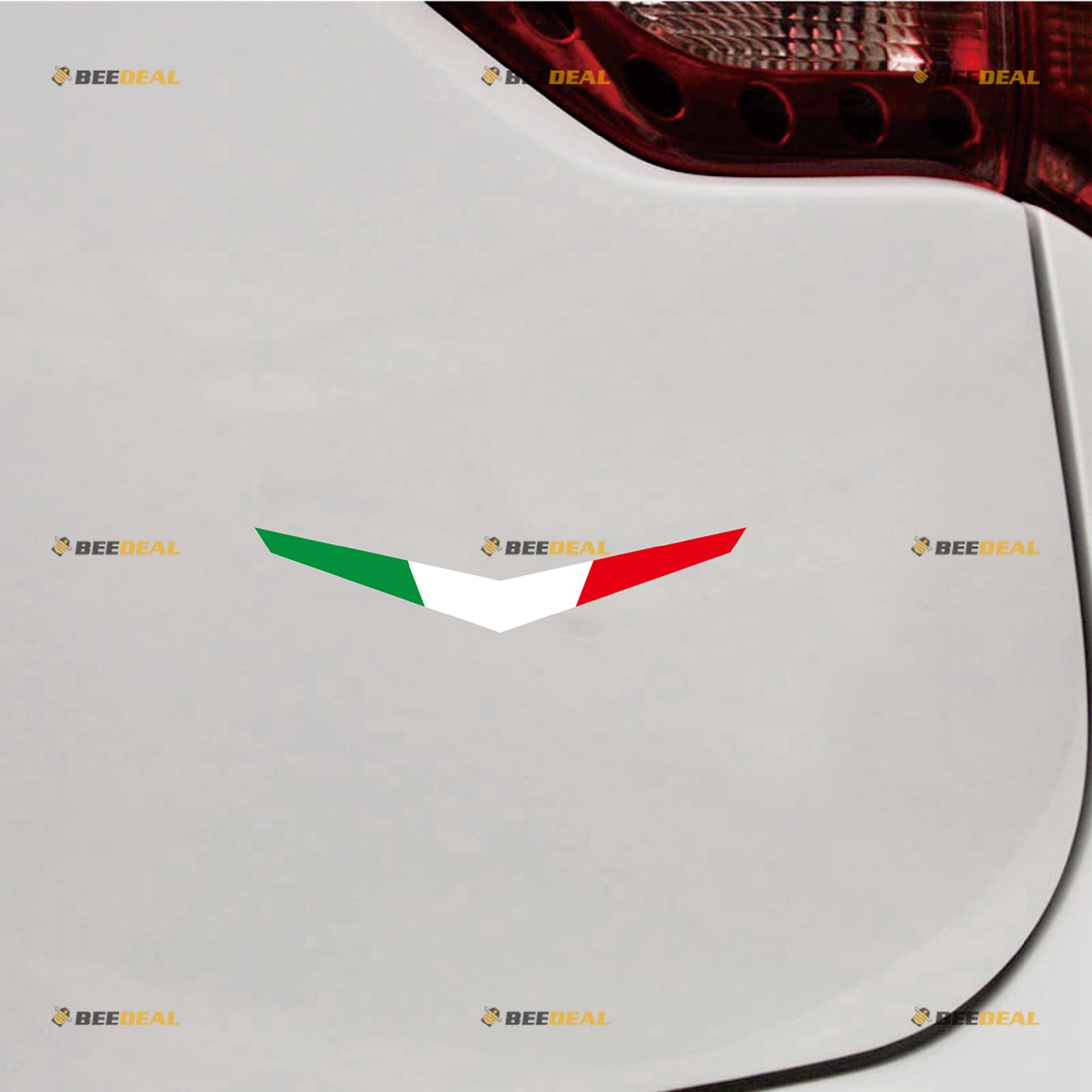Italy Italian Flag Sticker Decal Vinyl Fit For Fiat Ferrari Alfa Romeo ...