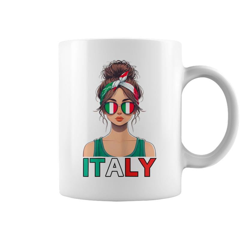 Italy Italian Girls Italia Girl Cute Children Mum Wife Coffe - Walmart.com