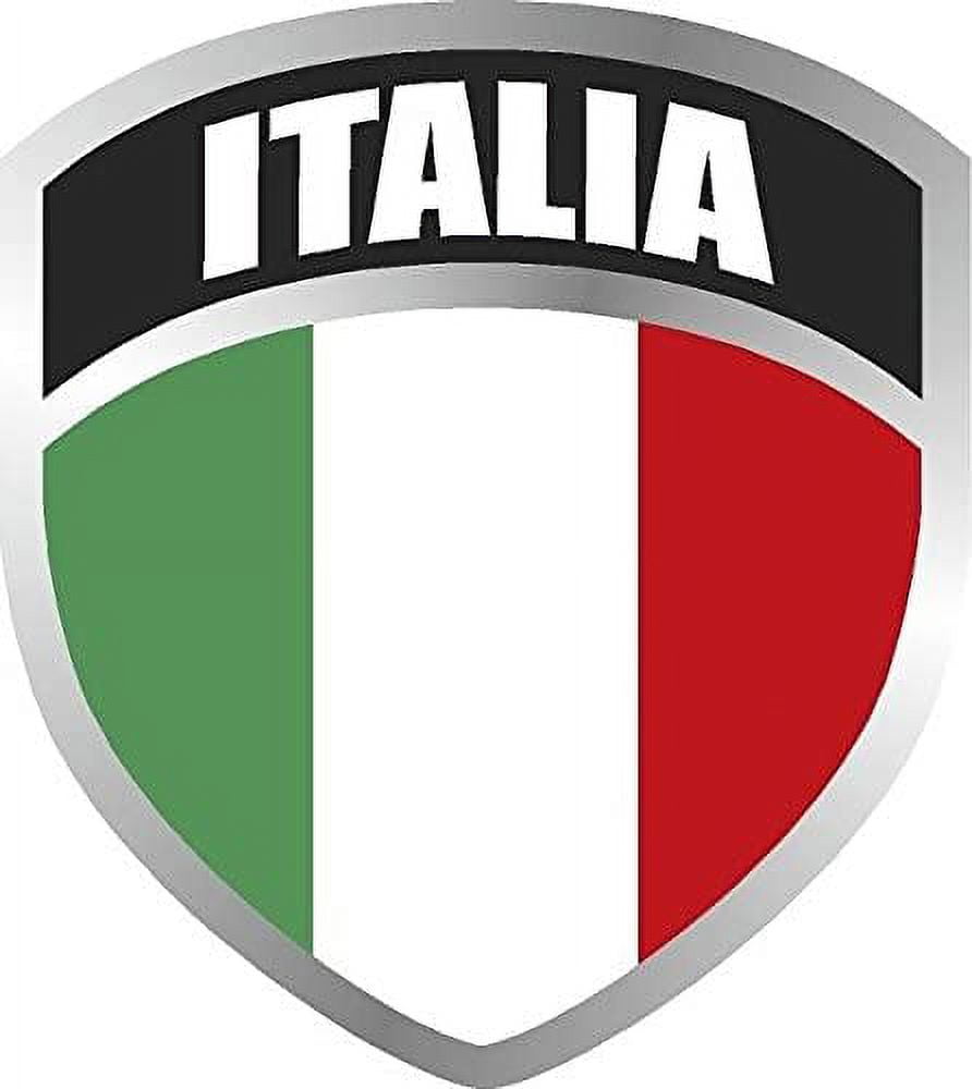 Italy Italian Italia ITL Shield Decal Badge Car 3M Reflective sticker ...