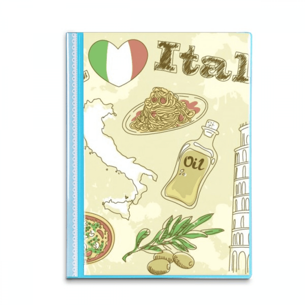 Italy Landscape The Leaning Tower of Pisa Book Sheet Protectors ...