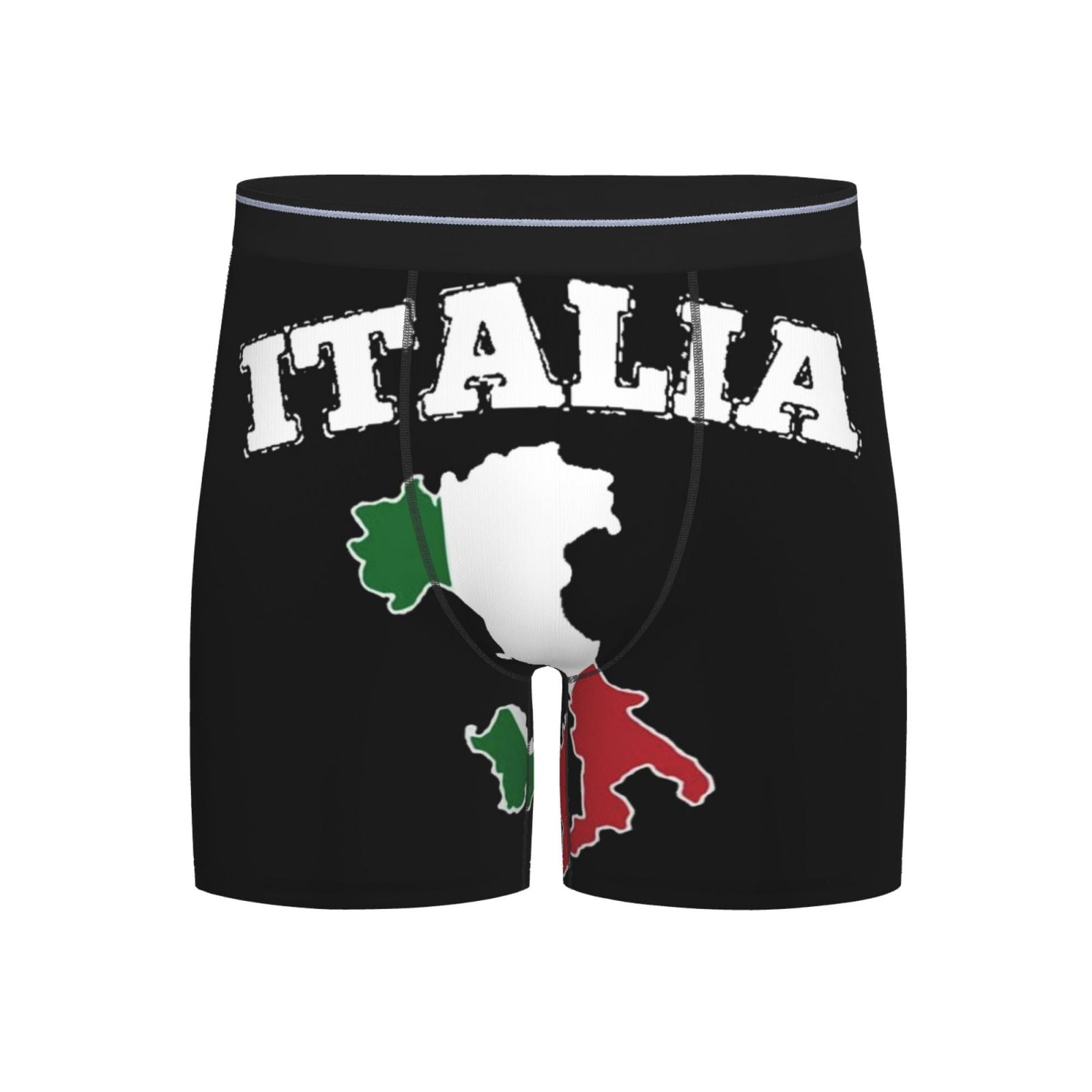 Italy Map Flag Boxer Briefs Novelty Underwear With Fly Underwear For ...
