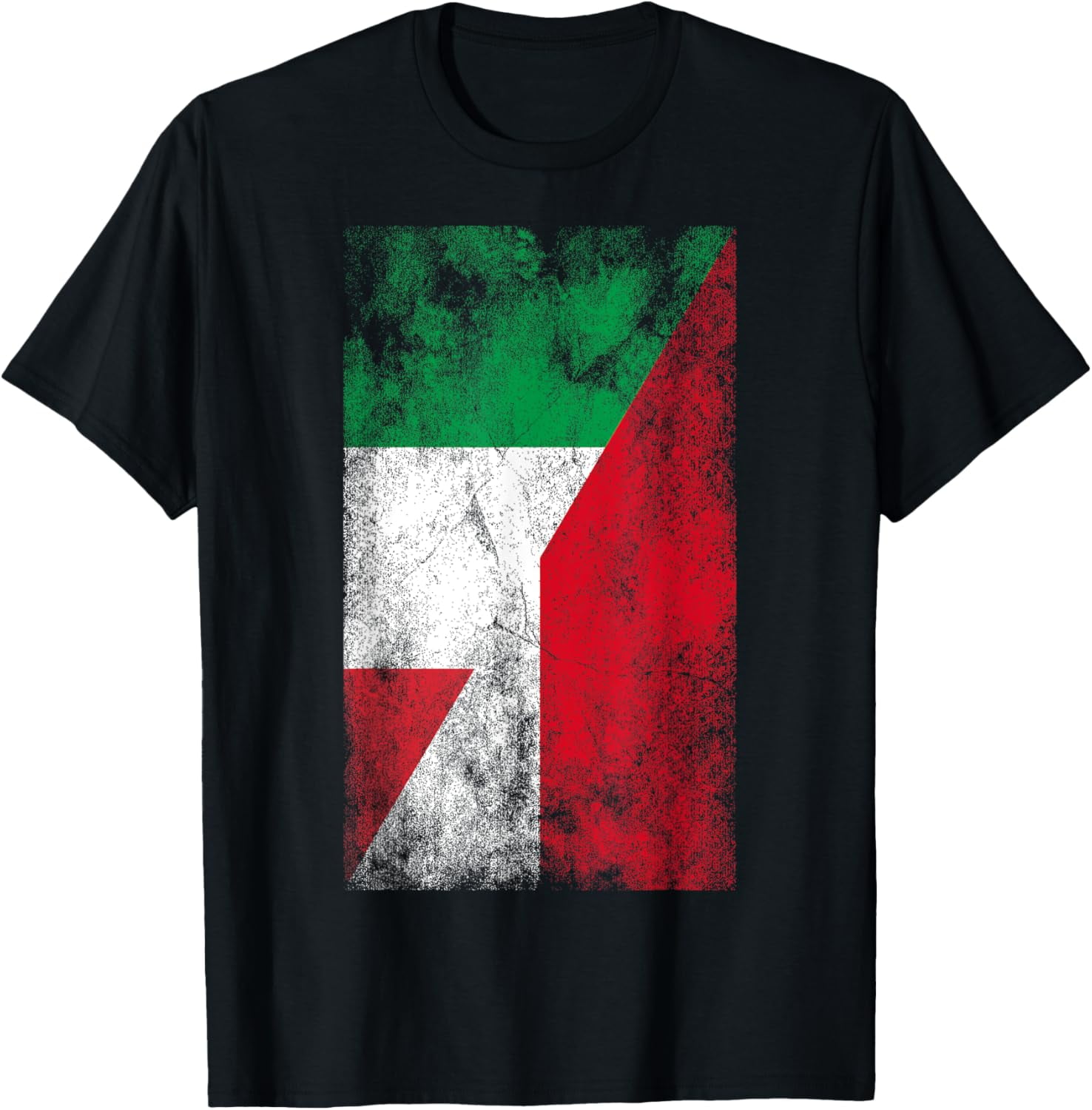 Italy Monaco Flags - Italian Monégasque, Monacan T-Shirt - Walmart.com