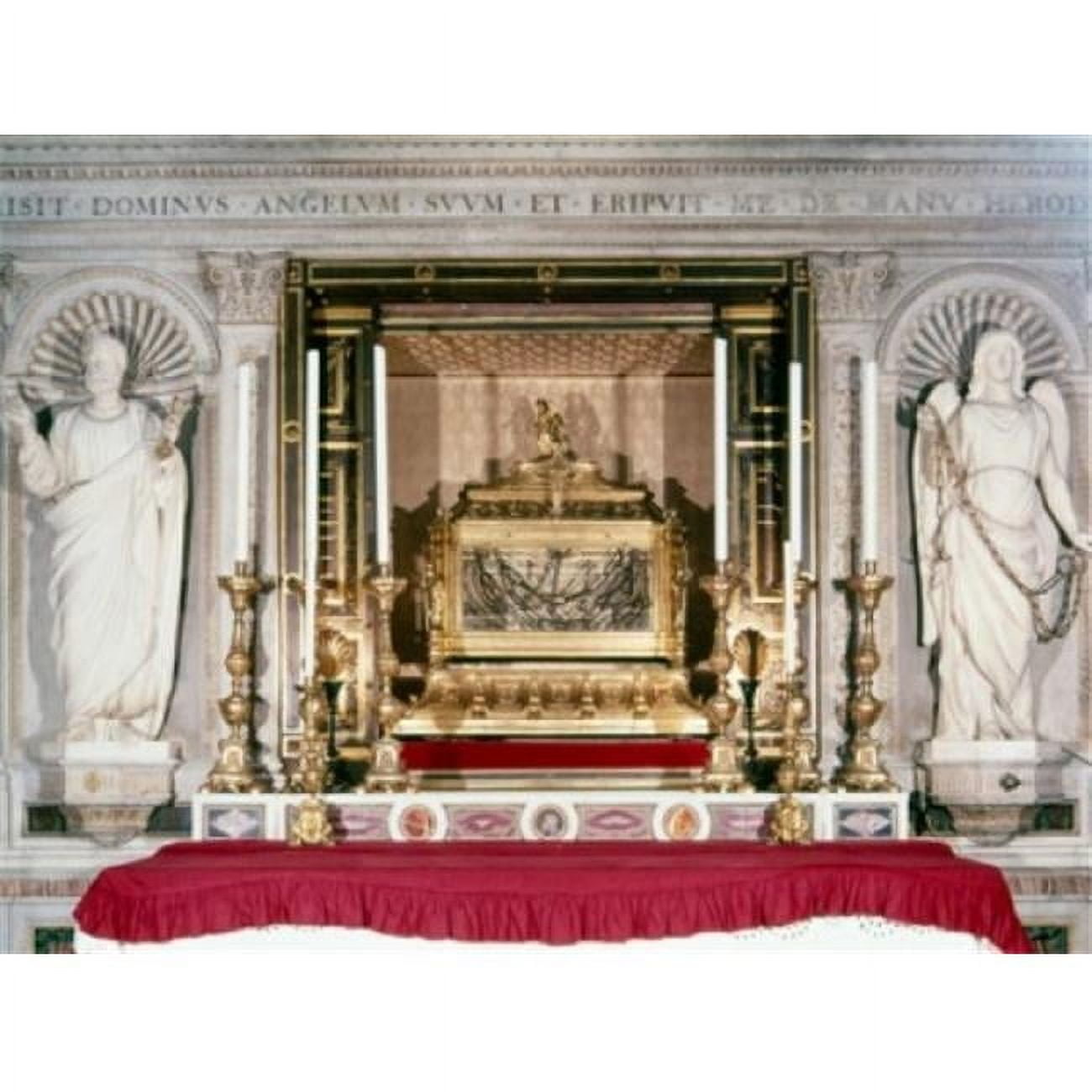 Italy Rome San Pietro in Vincoli Altar Church Interior Chains of Saint ...