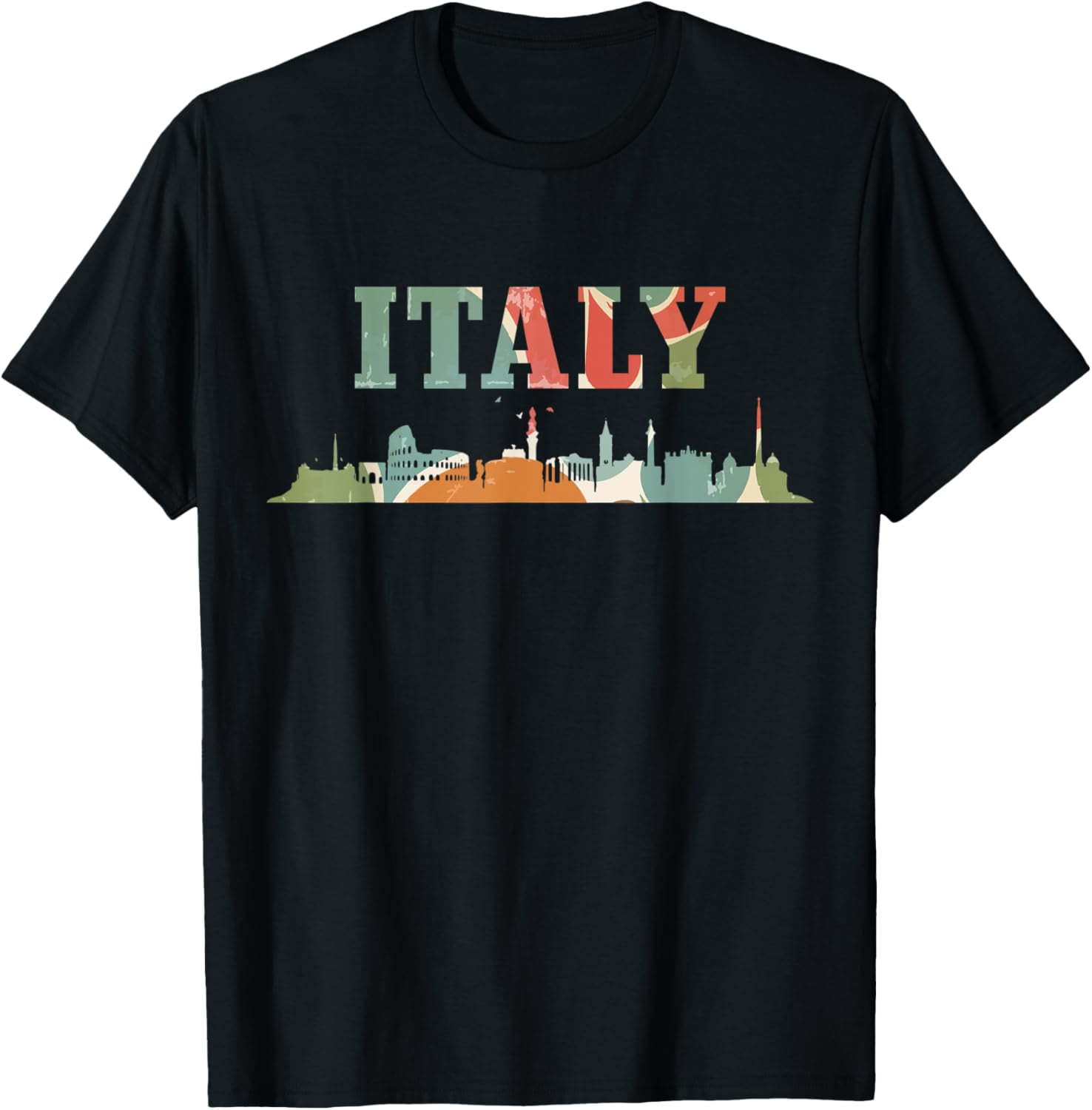 Italy Skyline Pride Italia Souvenir Vintage Italian T-Shirt men and ...