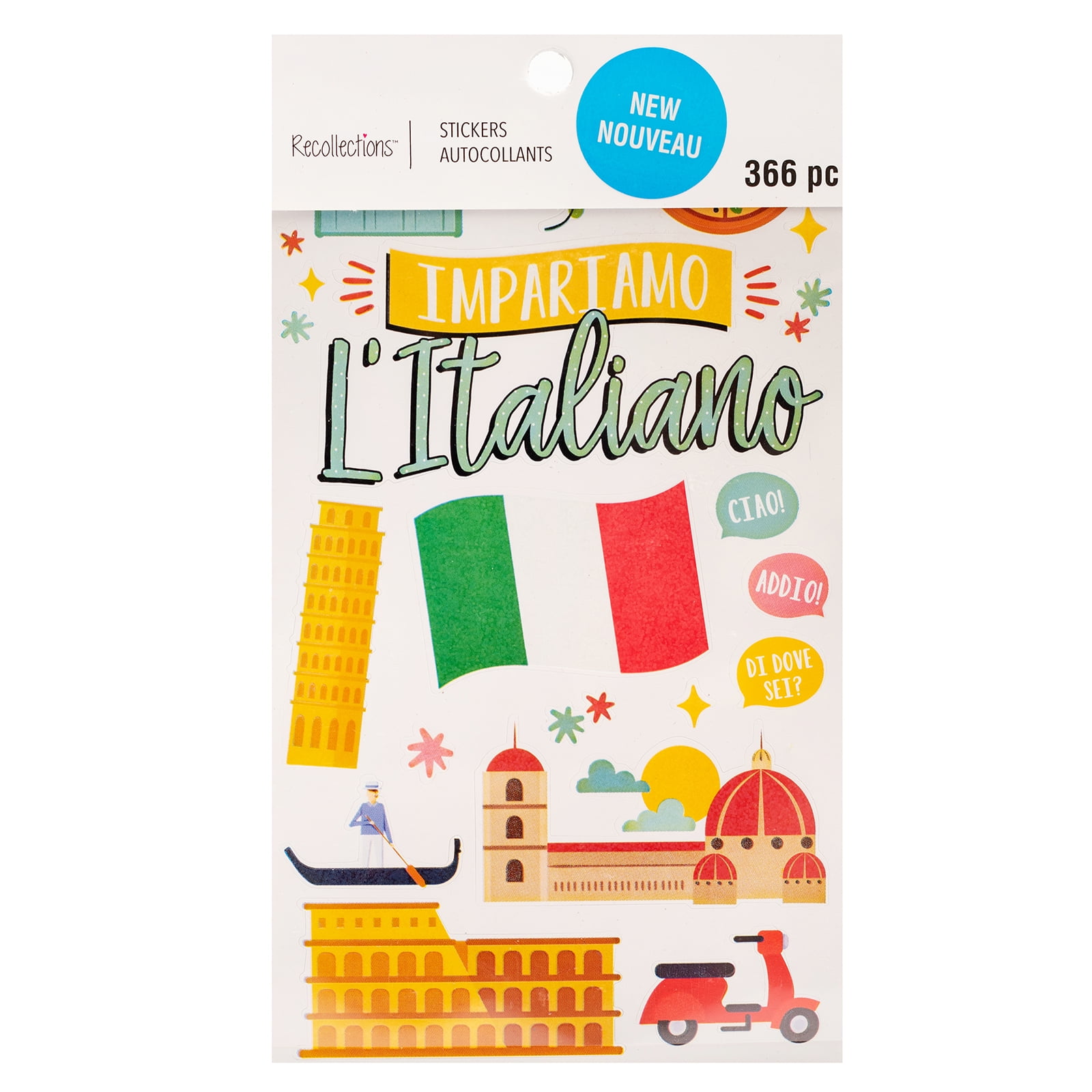 Italy Stickers by Recollections™ - Walmart.com