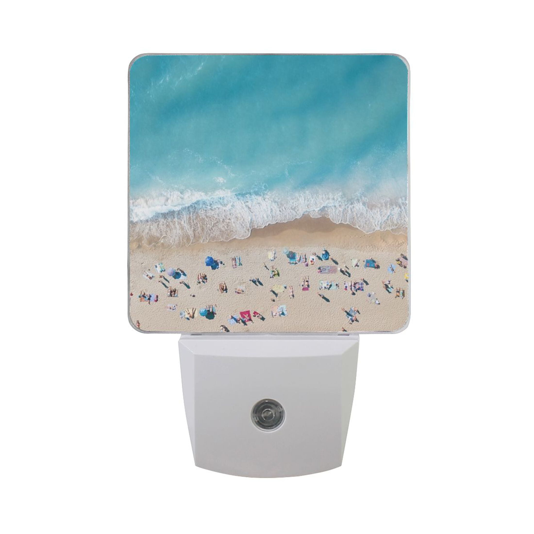Italy Turquoise Ocean Beach Night Light LED Dusk to Dawn Night Lamp ...