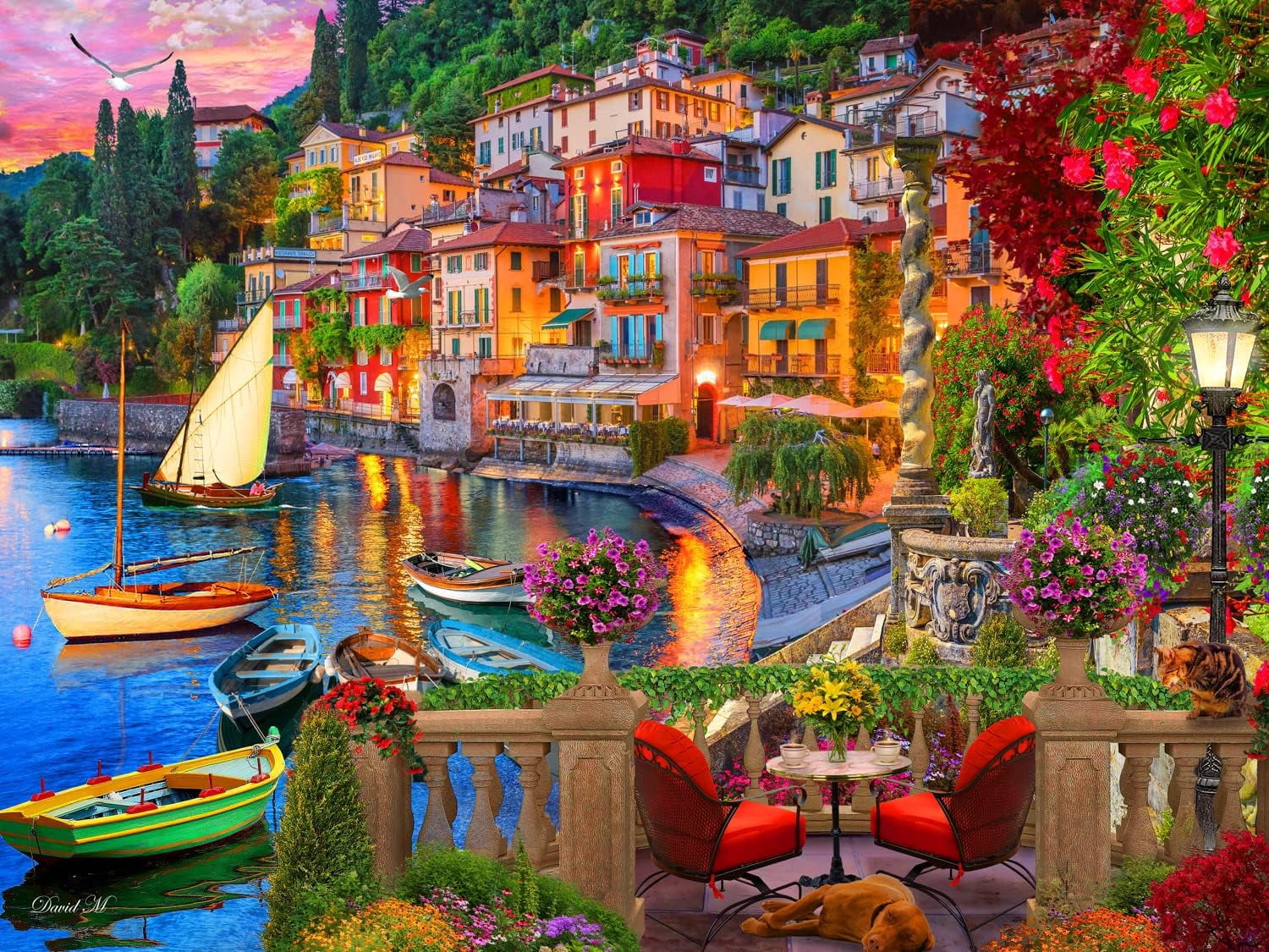 Italy's Lake Como - Jigsaw Puzzles 500 Pieces for Adults- Challenging ...