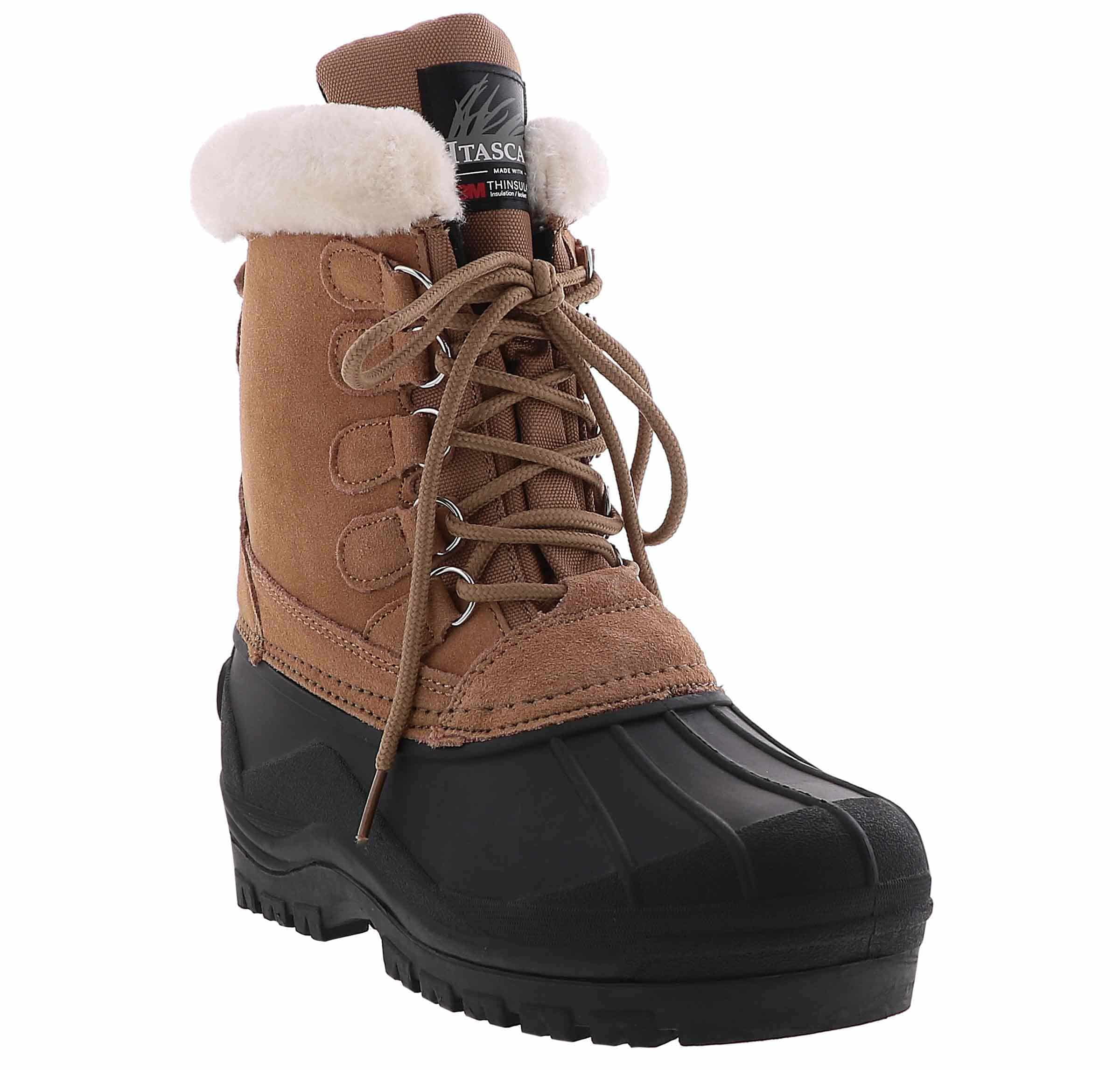 Itasca Cedar Winter Boot | 6435105 Beige - Walmart.com