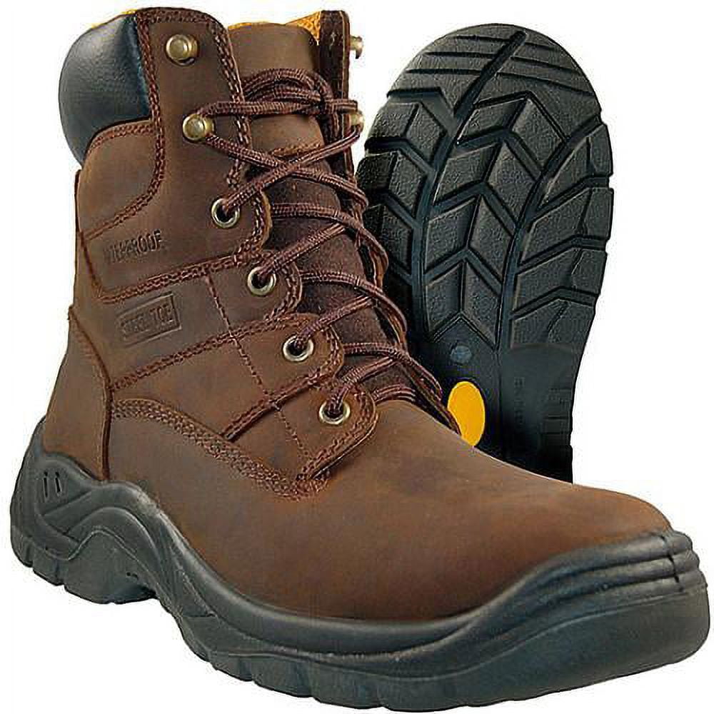 Itasca Men's Authority 6" Work Boots Size: 8 Wide Brown - Walmart.com