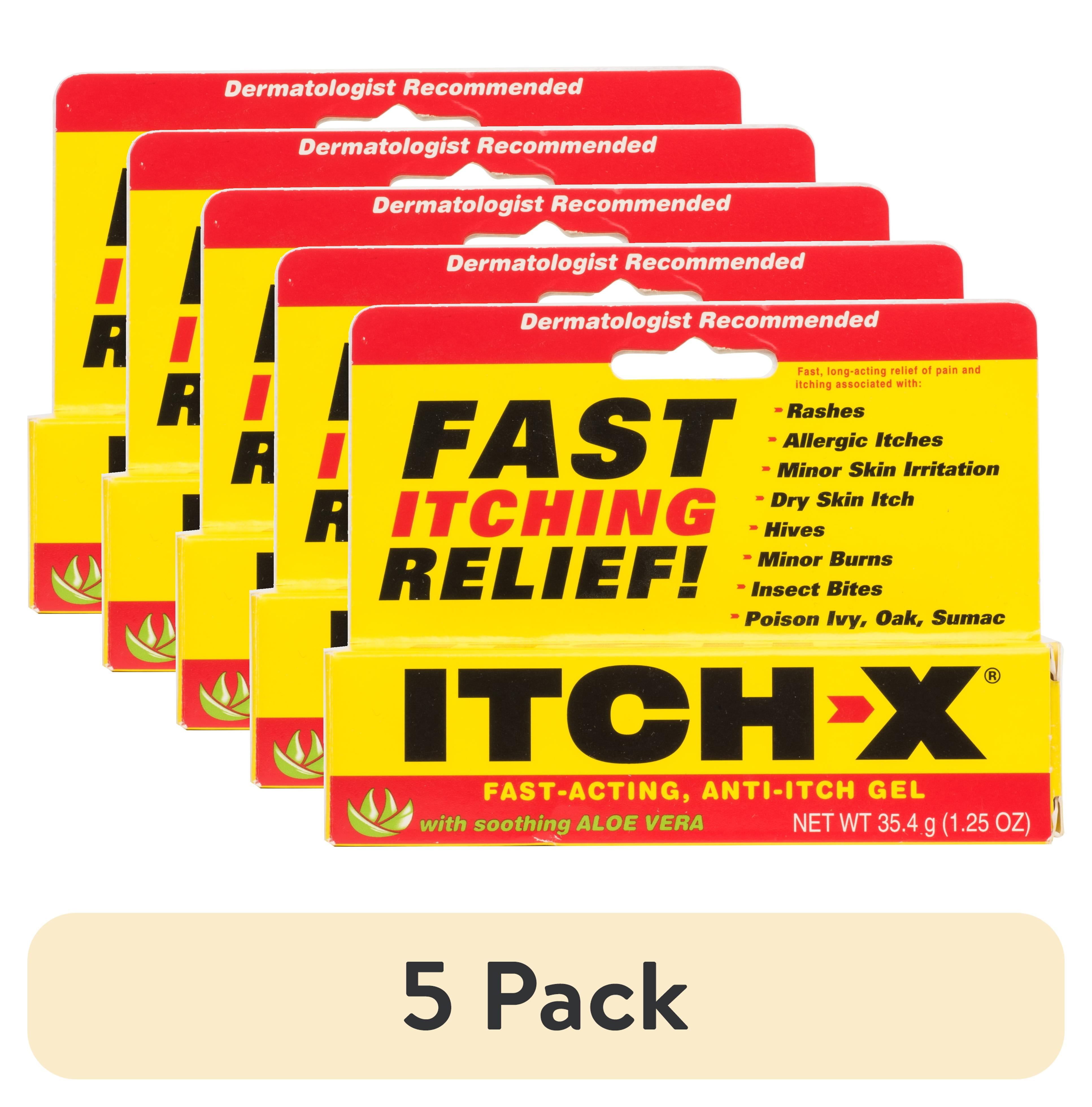 (5 pack) Itch-X Fast-Acting Anti-Itch Gel - Walmart.com