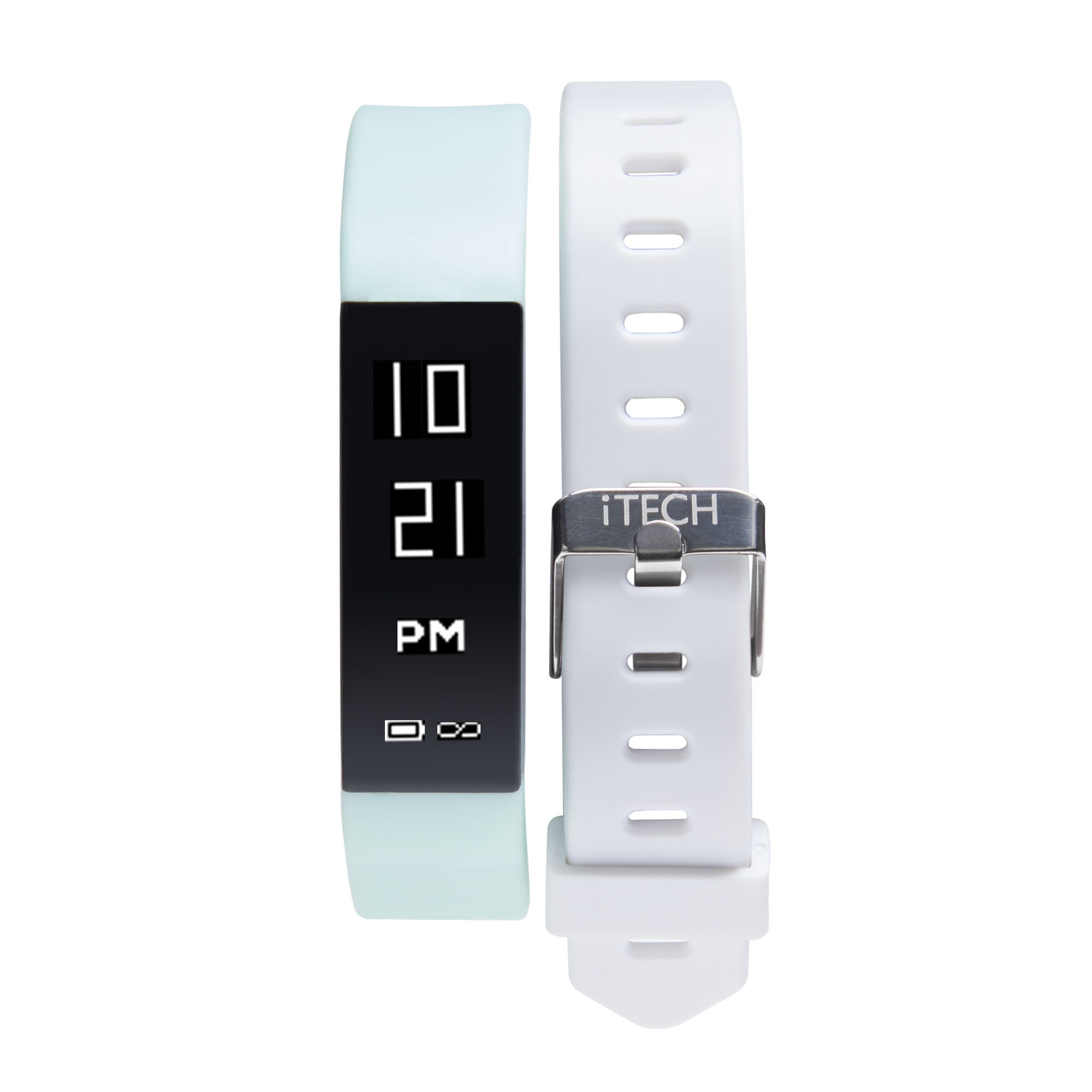 Itech Sport Unisex Adult Smartwatch Tracker with Interchangeable Strap ...