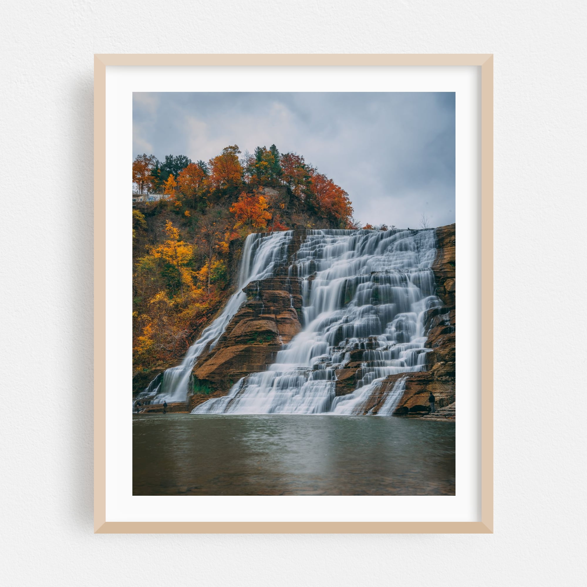 Ithaca Falls - Ithaca New York Photography Waterfall Autumn Nature ...