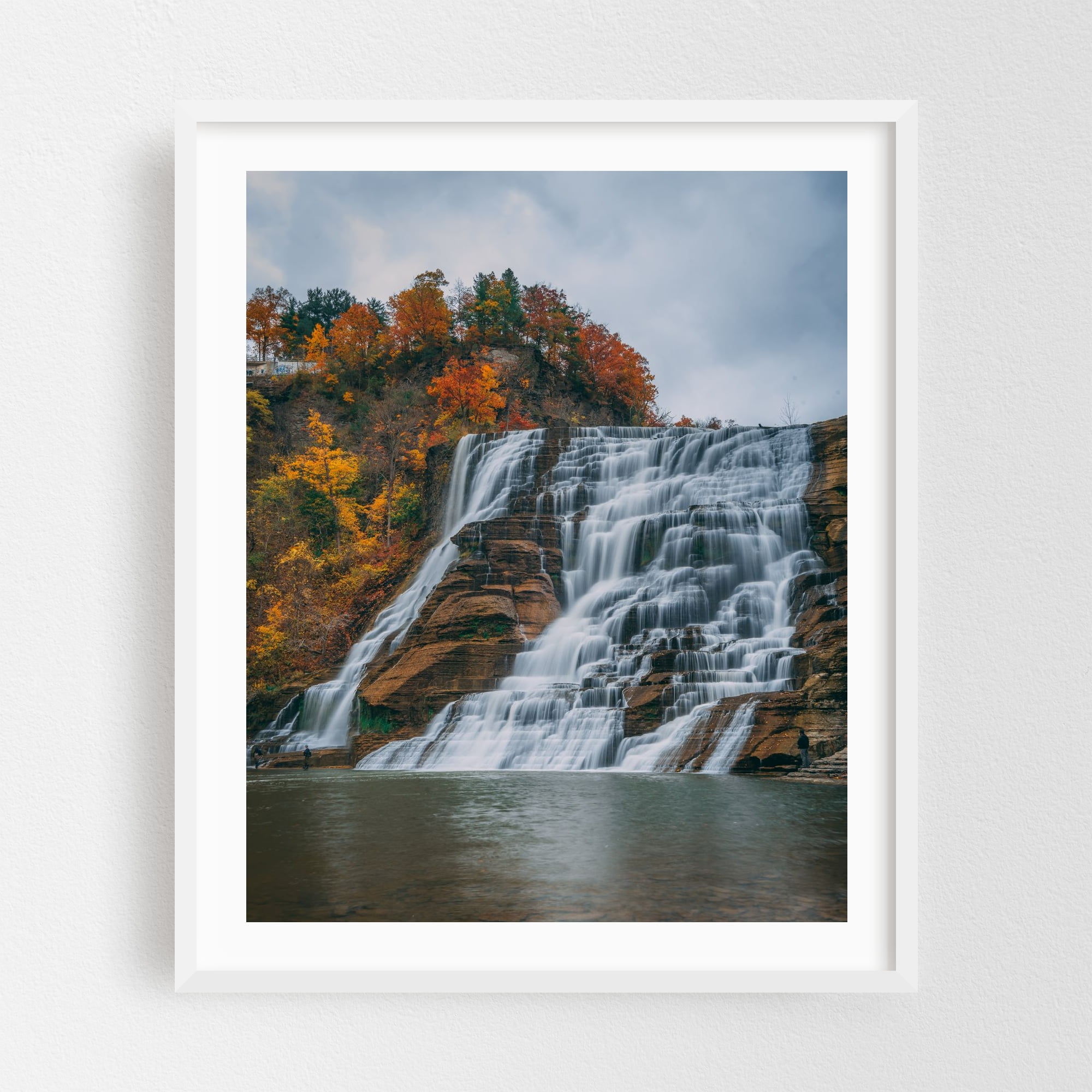 Ithaca Falls - Ithaca New York Photography Waterfall Autumn Nature ...