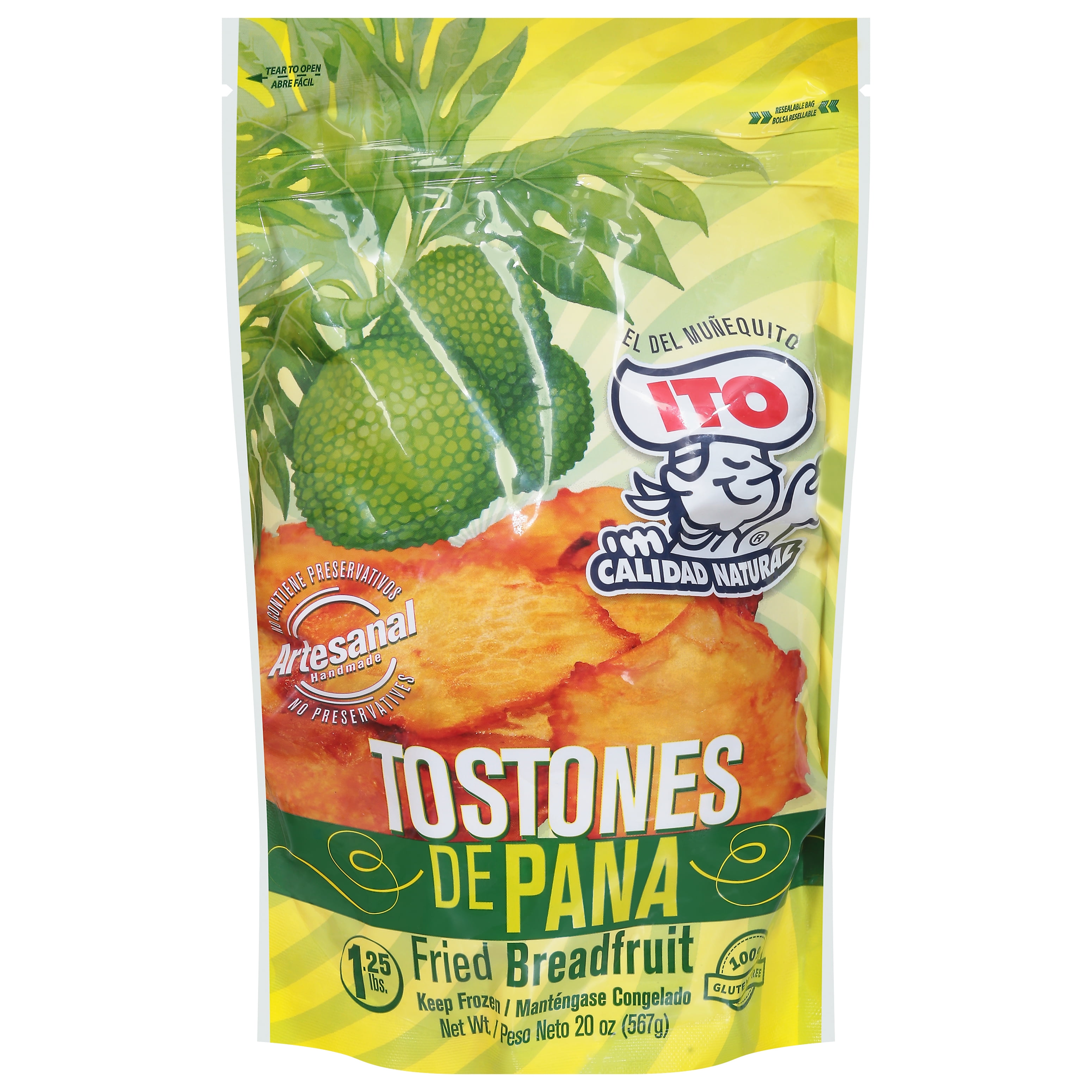Ito Foods Tostones De Pana Artesanales Fried Breadfuit 20oz Single Bag ...