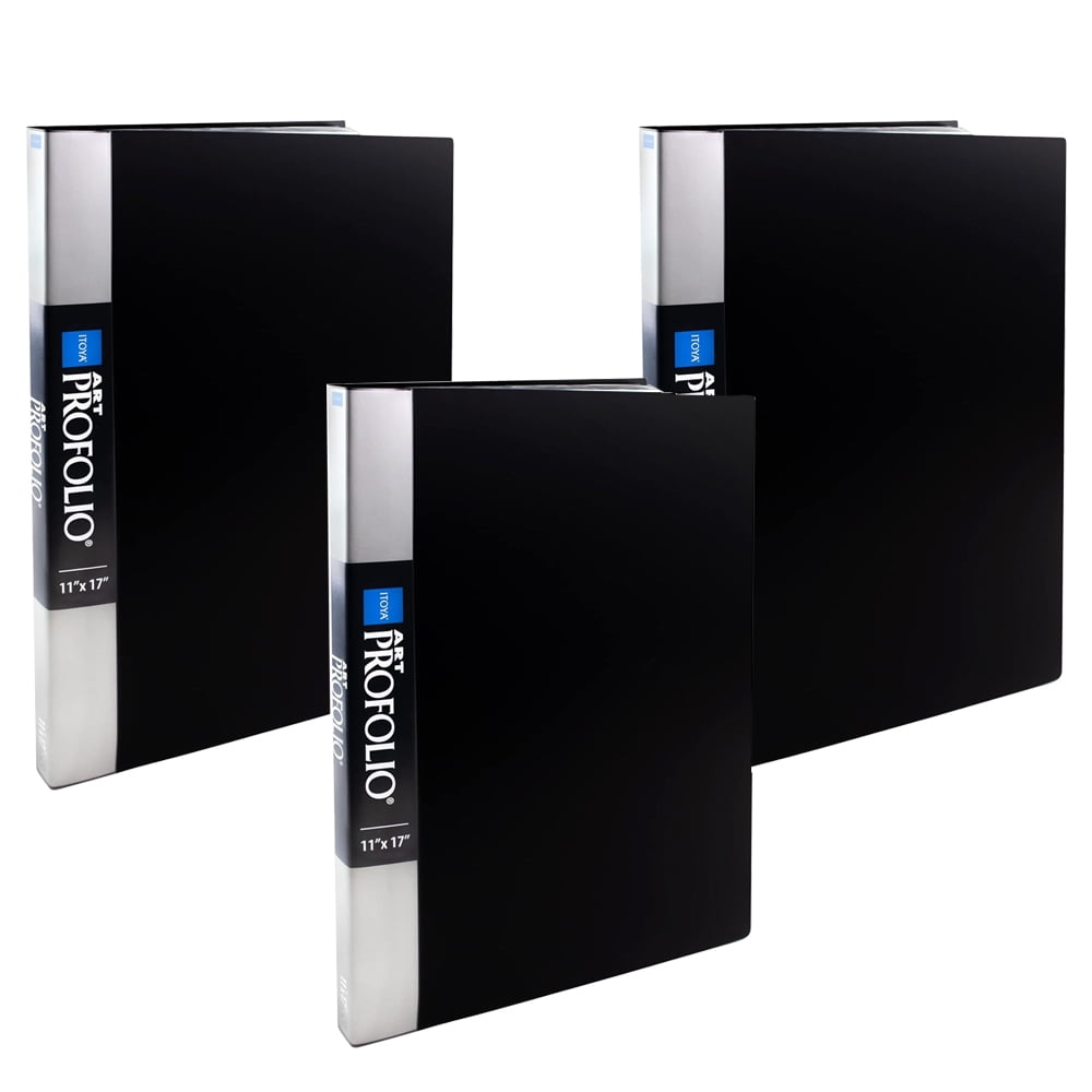 Itoya Art ProFolio IA-12-14 14 x 17" Black Origina - Walmart.com