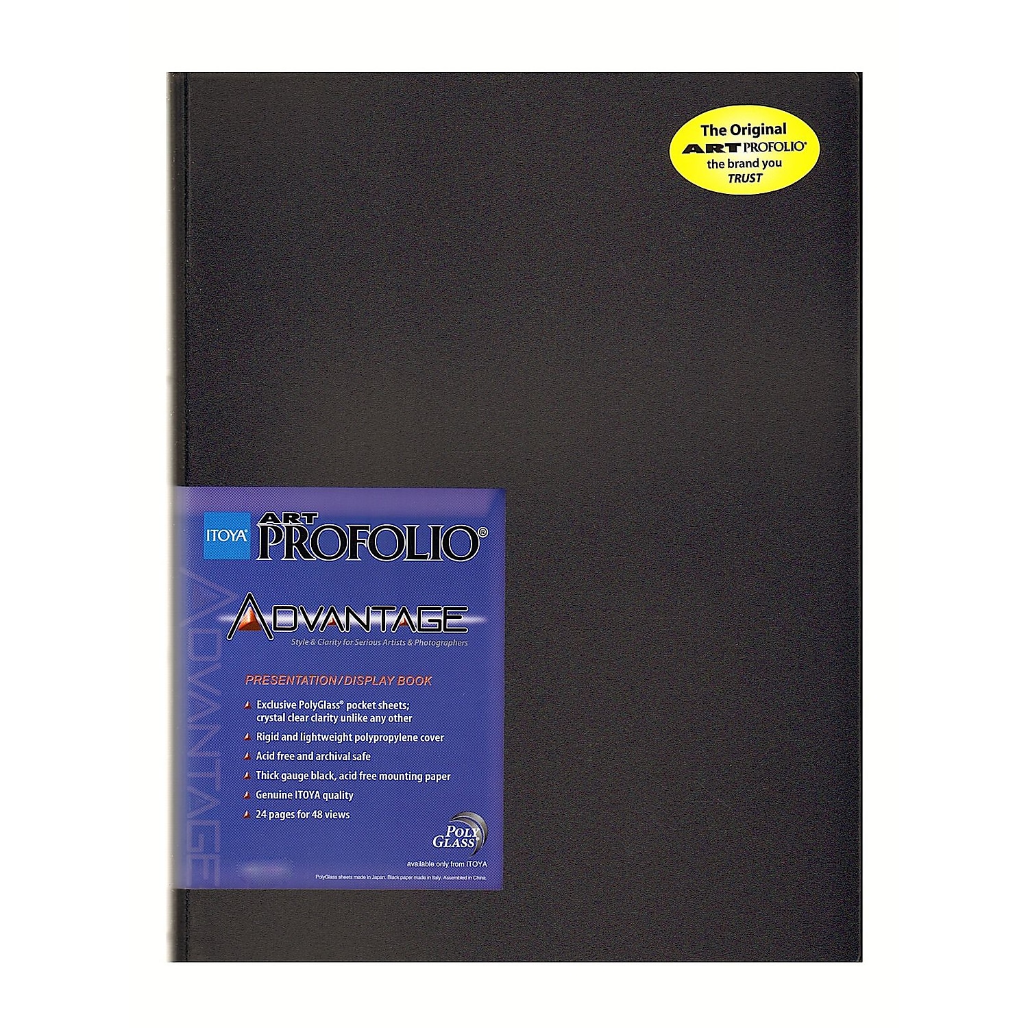 Itoya Art Profolio Advantage, 9" x 12" - Walmart Business Supplies
