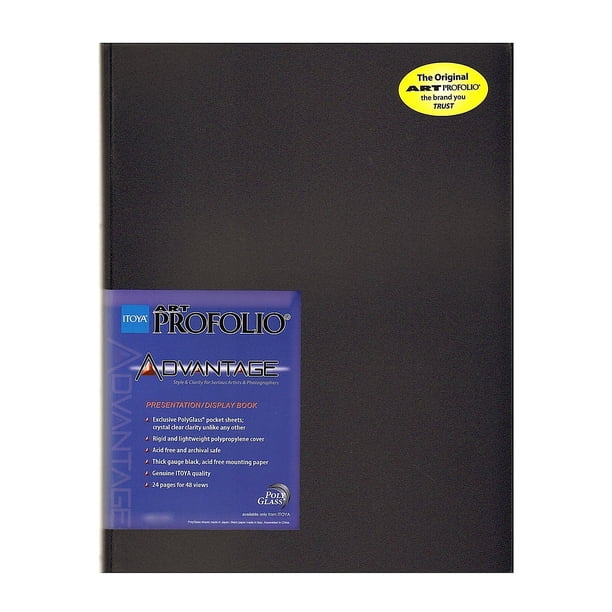 Itoya Art Profolio Advantage, 9" x 12" - Walmart Business Supplies