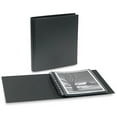 Itoya Art Profolio Multi-Ring Refillable Binder, Black - 11.7" x 16.5 ...