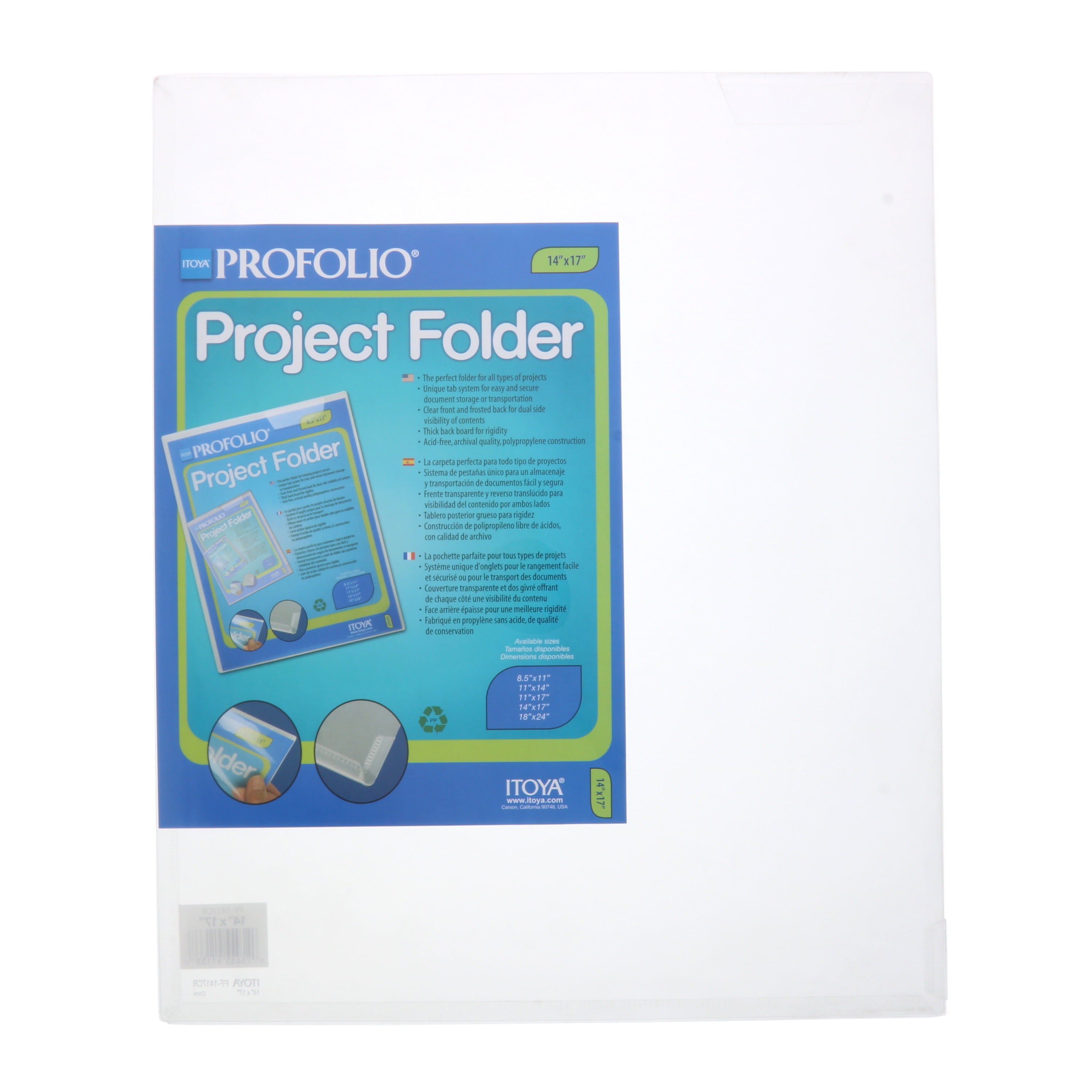 Itoya Project Folder, 14" x 17" - Walmart.com
