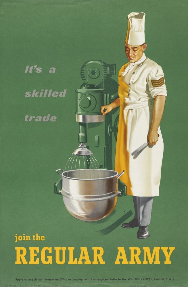 Its A Skilled Trade Join The Regular Army Print By ® The National Army ...