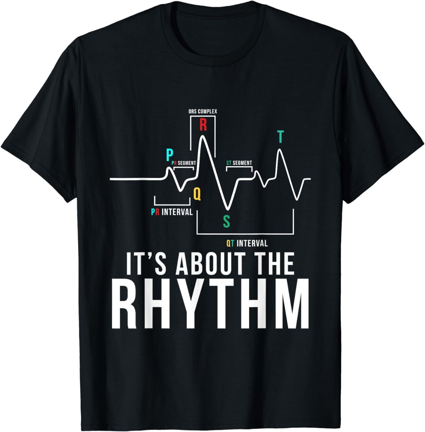 Its About The Rhythm Cardiology Nurse Gifts Heart EKG Womens T-Shirt ...
