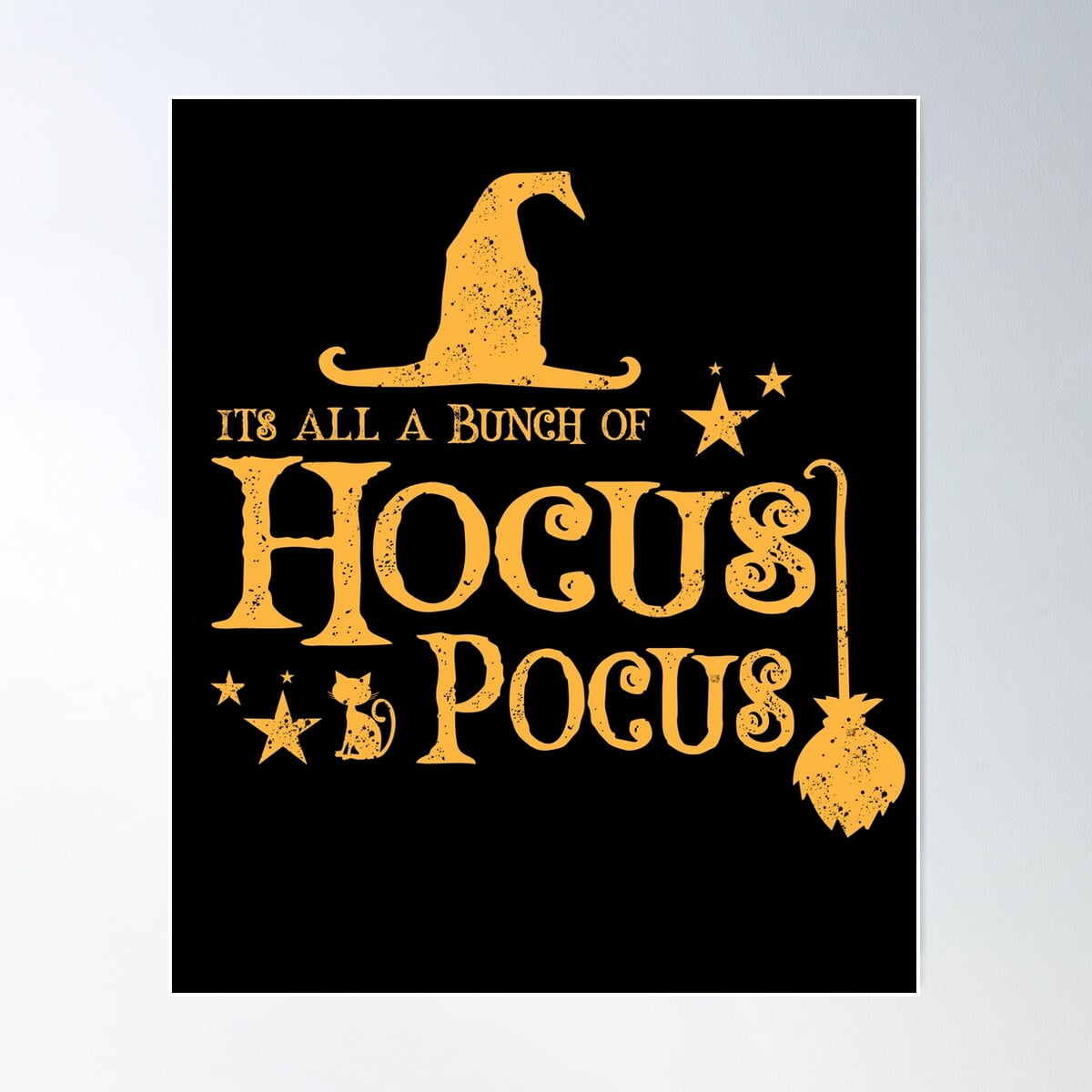 Its All A Bunch Of Hocus Pocus Poster Wall Art, Modern Wall Decor For ...