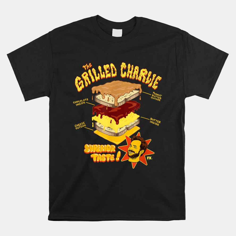 Its Always Sunny In Philadelphia Grilled Charlie Shirt Gift Black ...