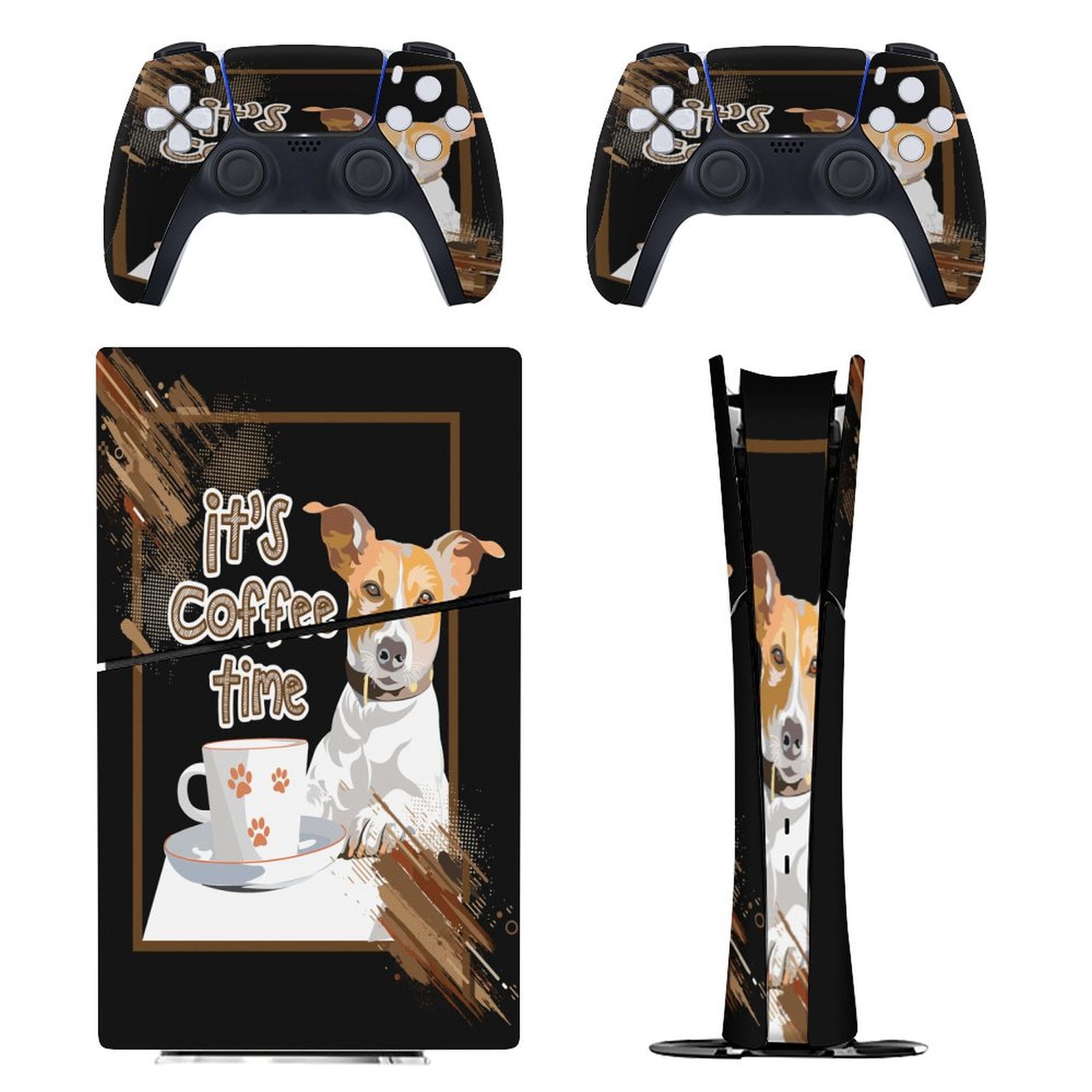 Its Coffee Time PS5/PS5 Slim Digital Disc Skin Sticker For Console And ...