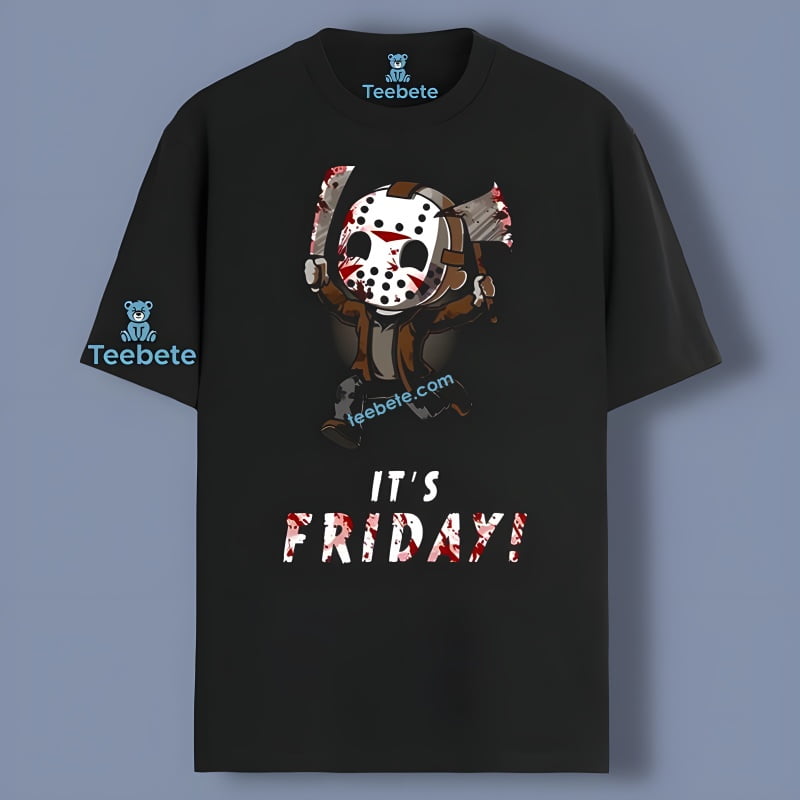 Its Friday With Spooky Jason Voorhees Halloween Shirt - Walmart.com