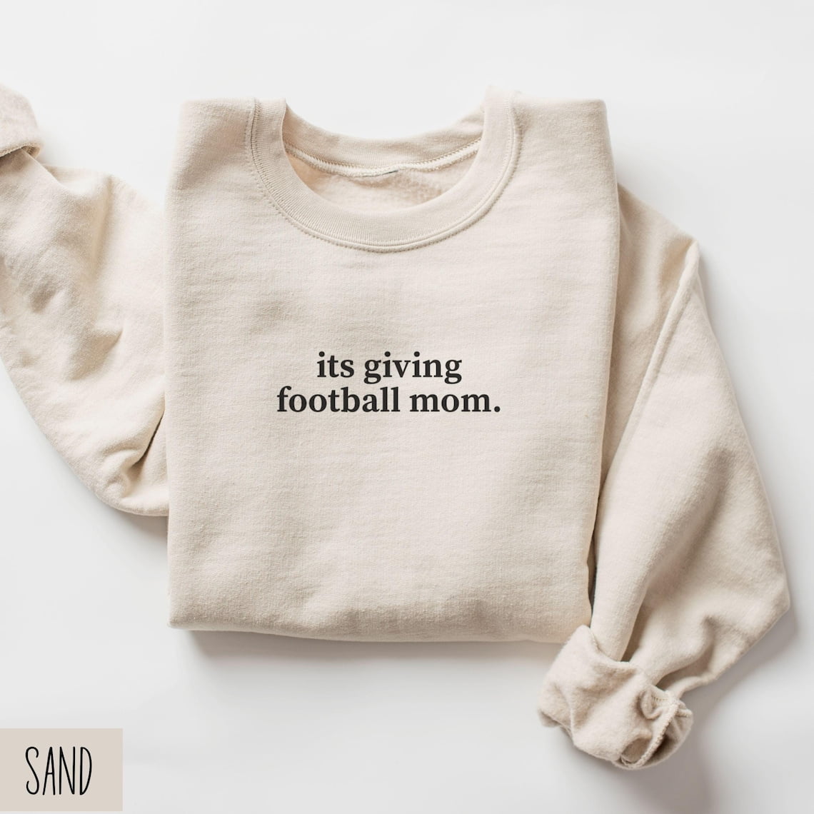 Its Giving Football Mom Sweatshirt, Football Mom Sweater, Football Game ...