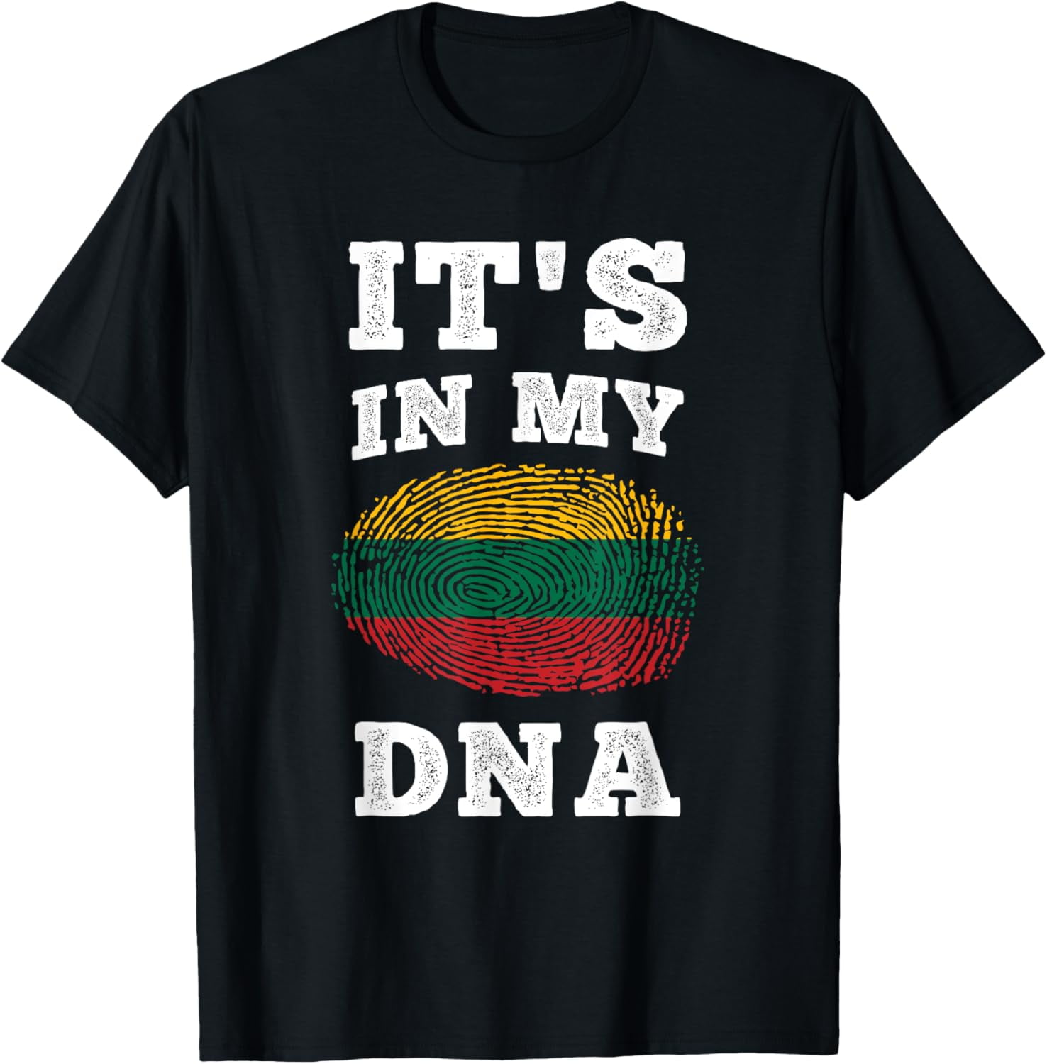 Its In My DNA Lithuania Flag Lithuanian T-Shirt - Walmart.com