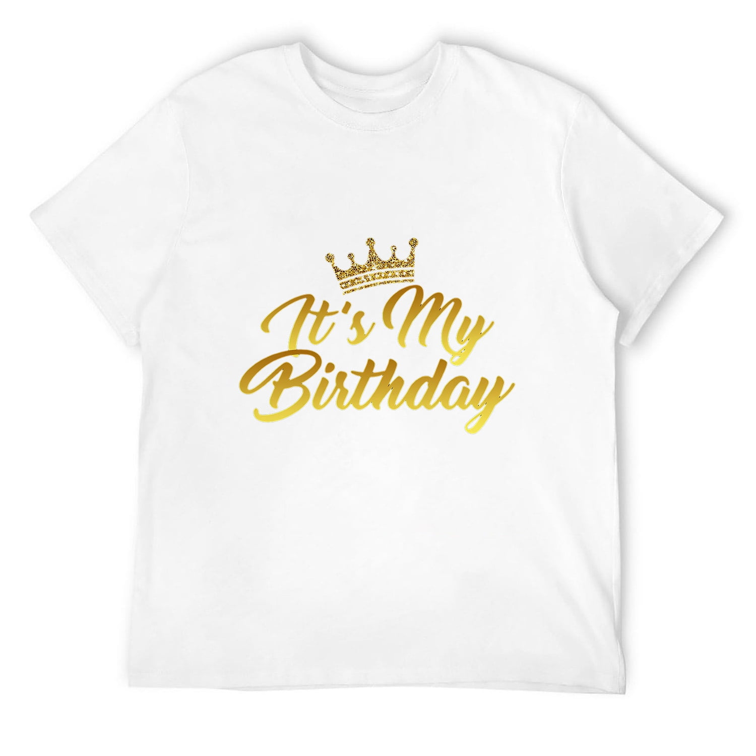 Its My Birthday Happy Bday Crown Mom My Daughter Sister Short Sleeve T