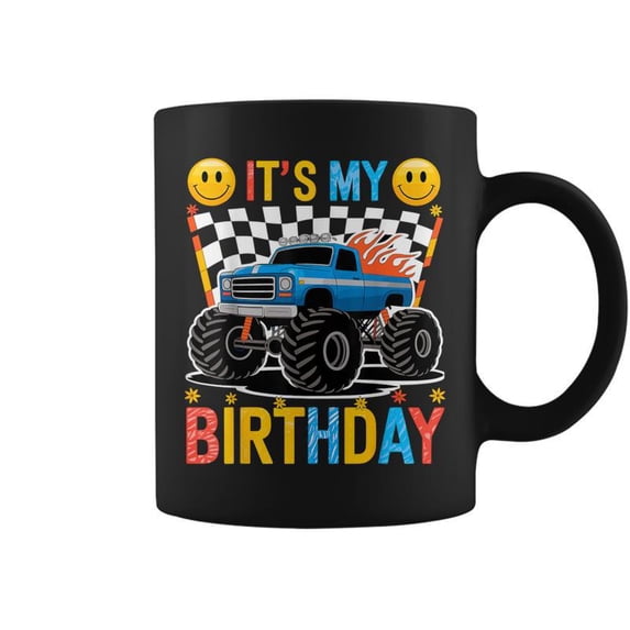 Its My Birthday Monster Truck Coffee Mugs - Walmart.com