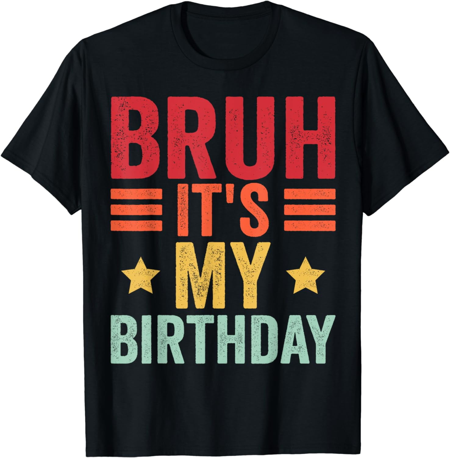 Its My Birthday Shirt Birthday Men Kid Bruh It's My Birthday T-Shirt - Walmart.com