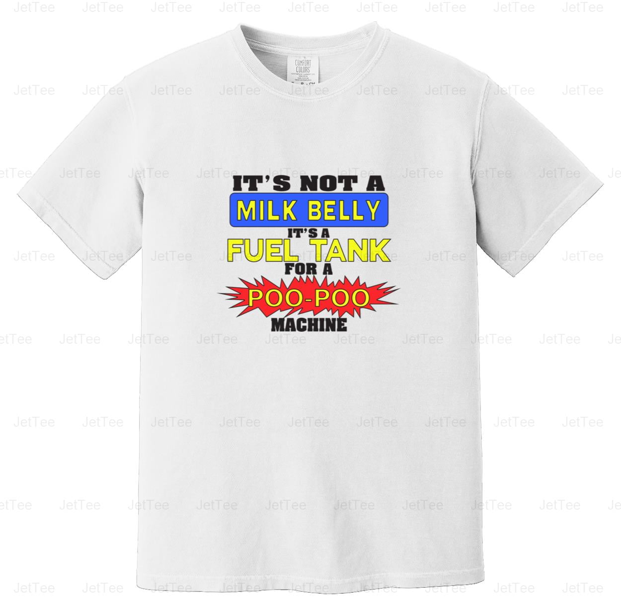 Its Not Milk Belly Fuel Tank Poo Poo Machine Funny Baby Bodysuit ...