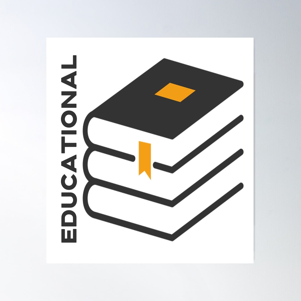 Its Study Time Educational Poster Wall Art, Modern Wall Decor For ...
