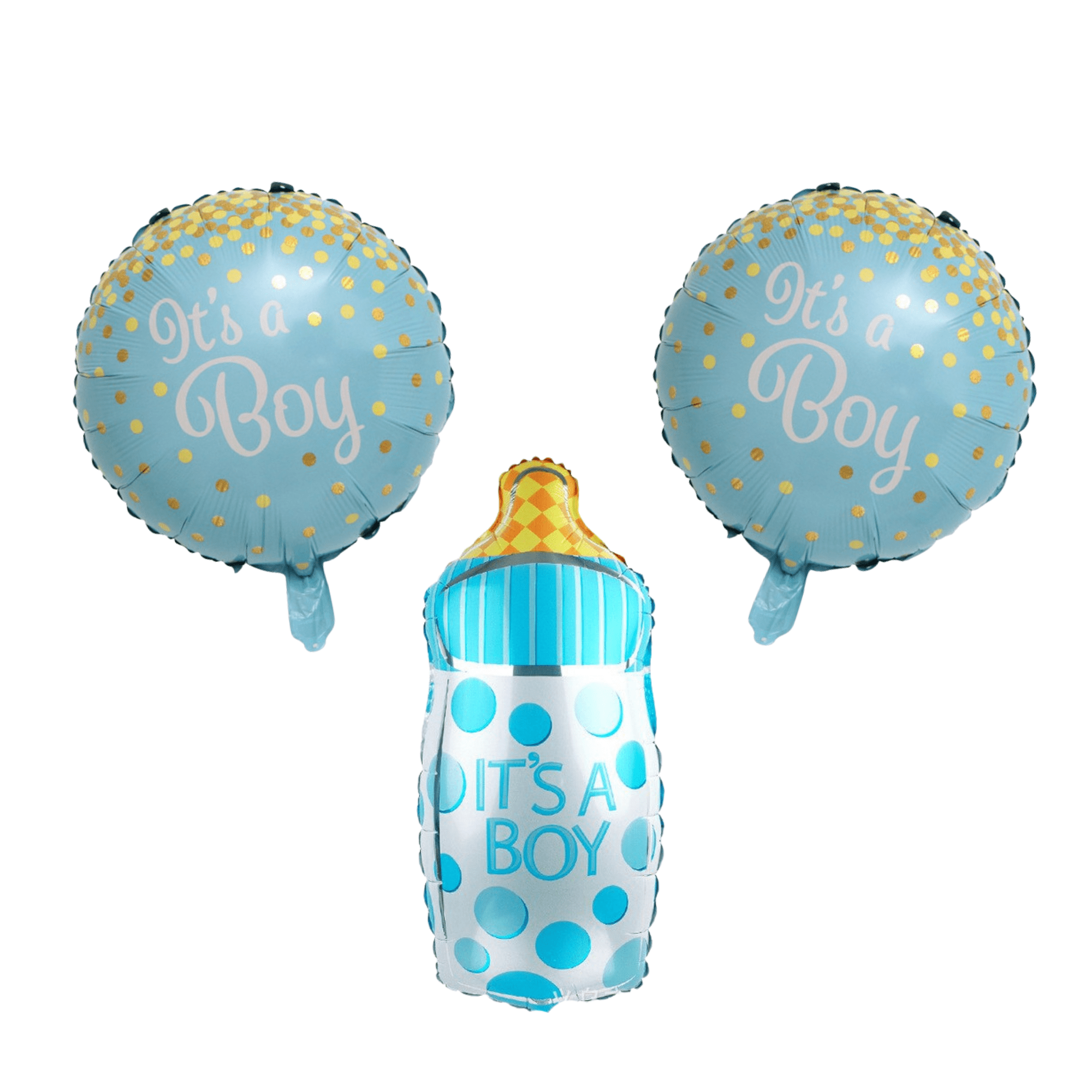 Its a Boy Baby Shower Balloon Set Blue Bottle and Round Balloons for ...